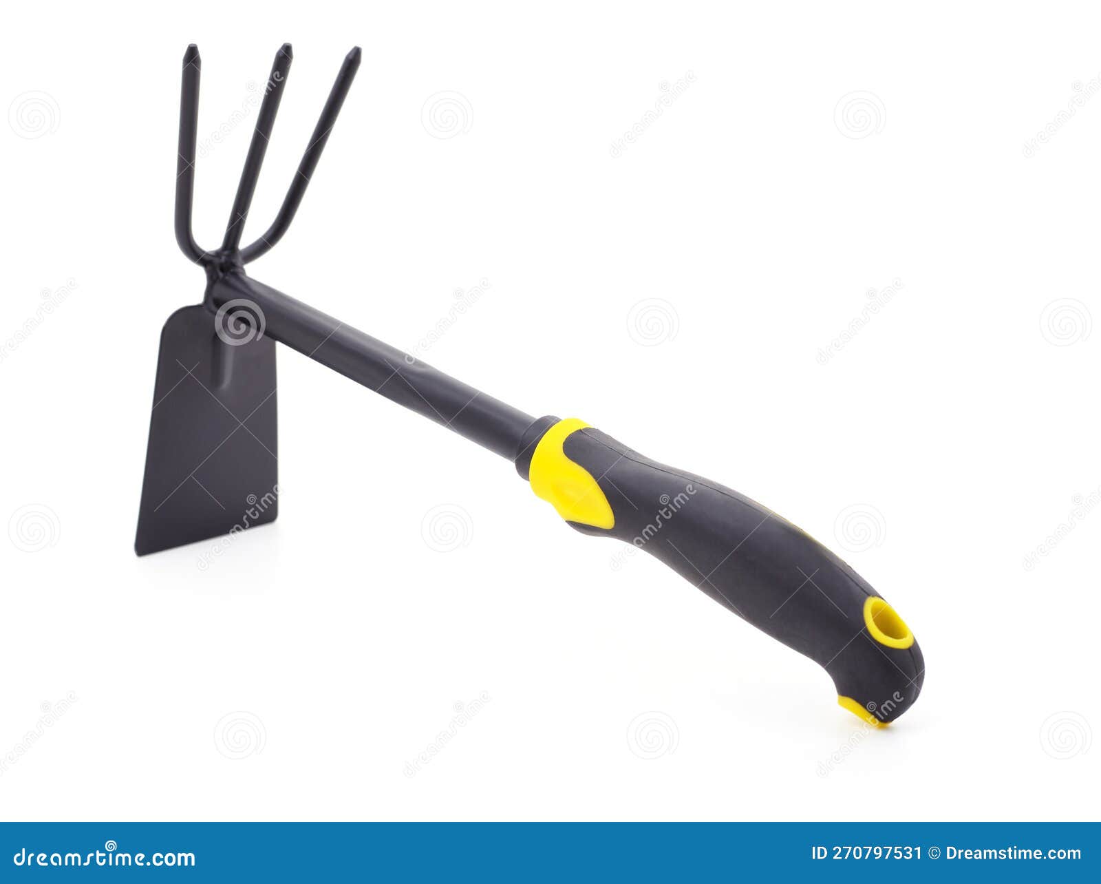Single garden rake stock image. Image of single, farming - 270797531