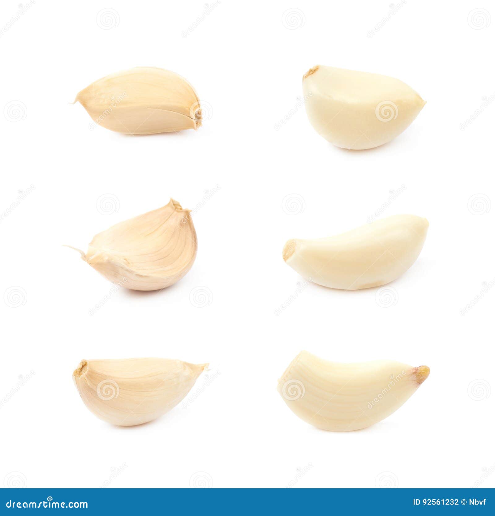 Single Garlic Clove Isolated Stock Photo - Image of isolated, healthy ...