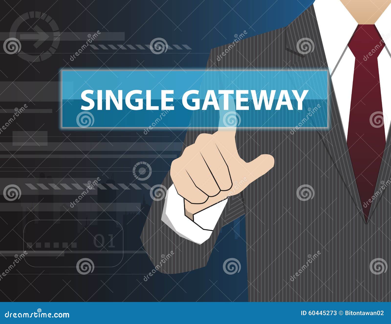 Single gateway stock vector. Illustration of gateway - 60445273