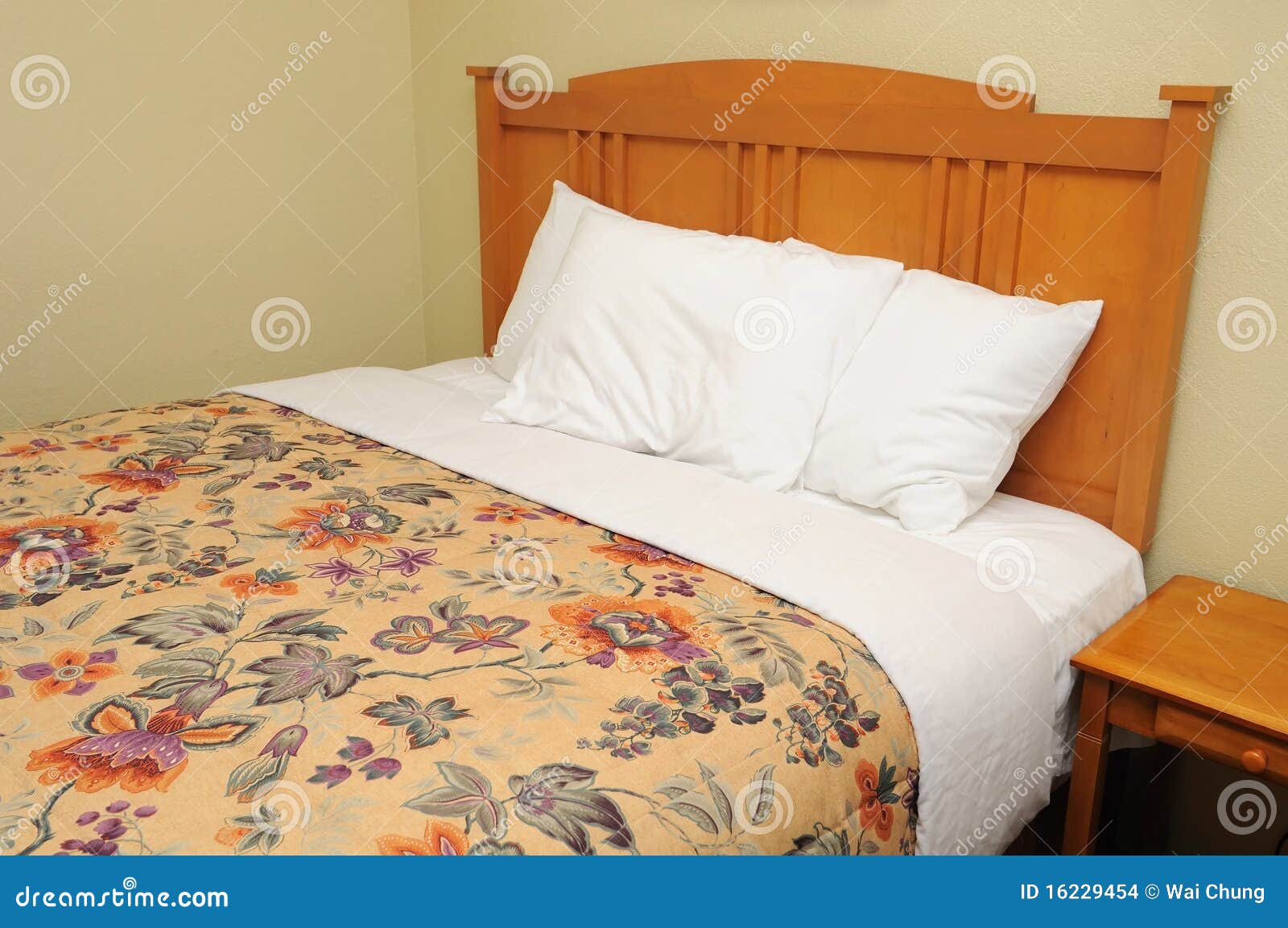 Single generic bed stock photo. Image of simple, furniture - 16229454