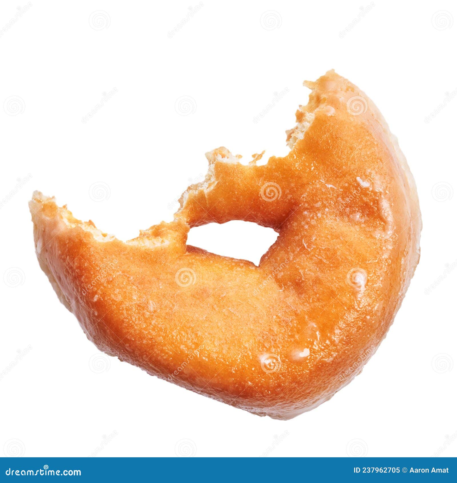 Single Glazed Donut On A Background Royalty-Free Stock Photo ...