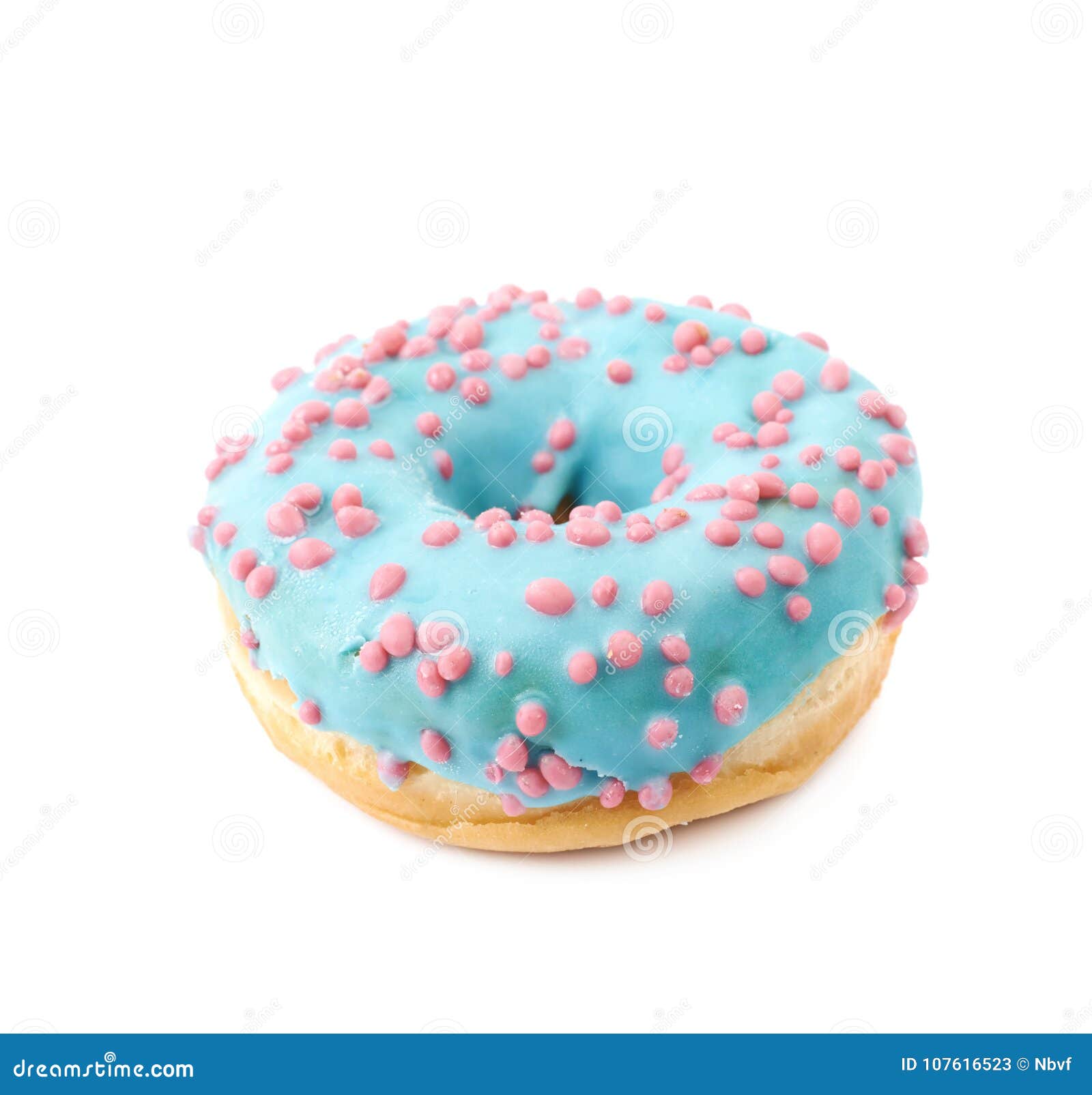 Single Glazed Donut Isolated Stock Image - Image of fried, delicious ...