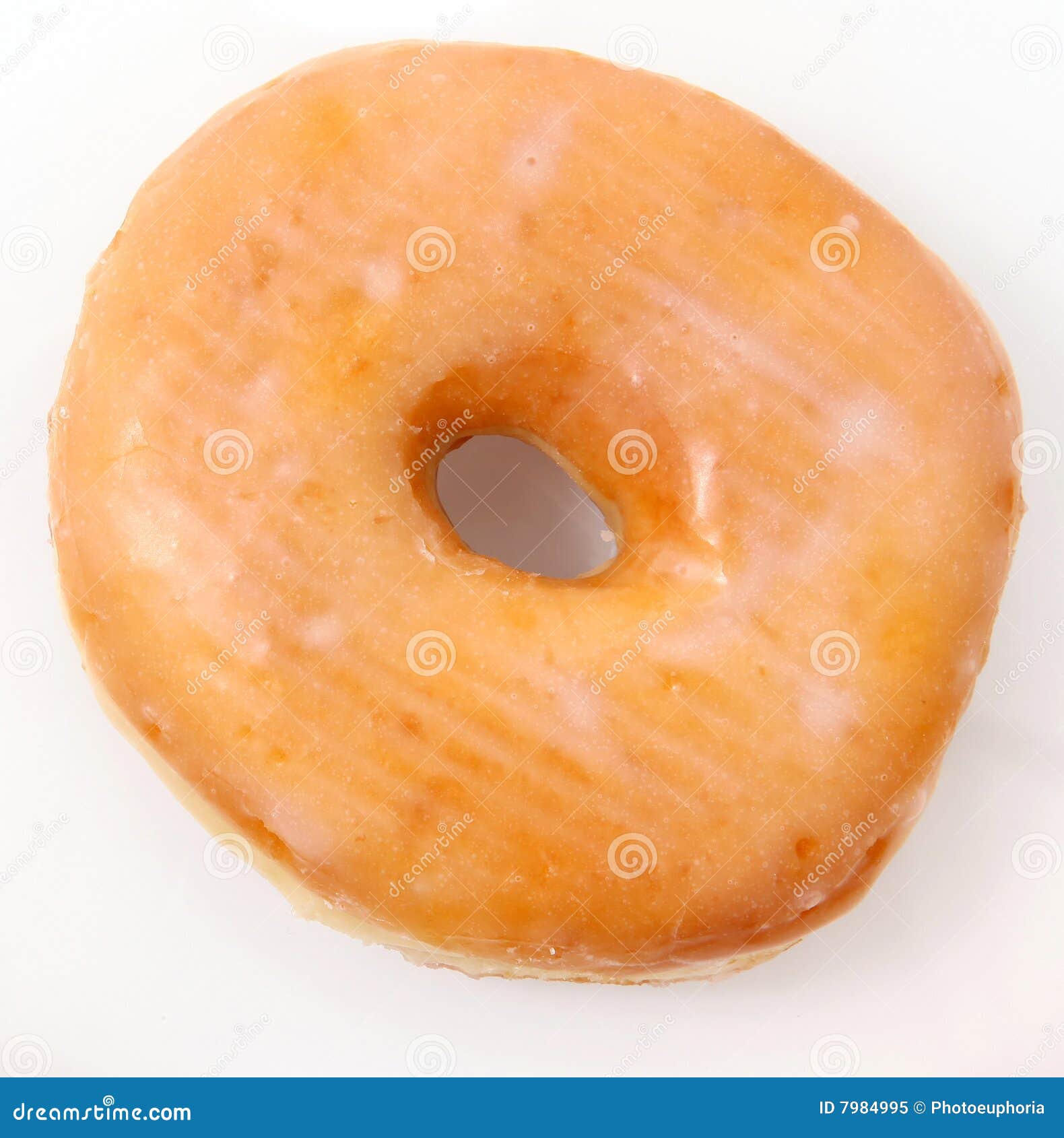 Single Glazed Doughnut Royalty Free Stock Photo - Image: 7984995