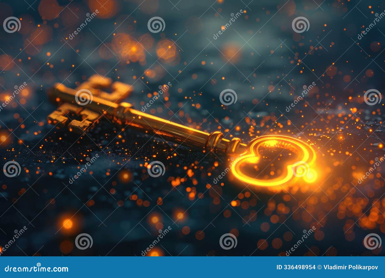 A Single Golden Key Sitting on Top of a Table, Waiting for Its Purpose ...