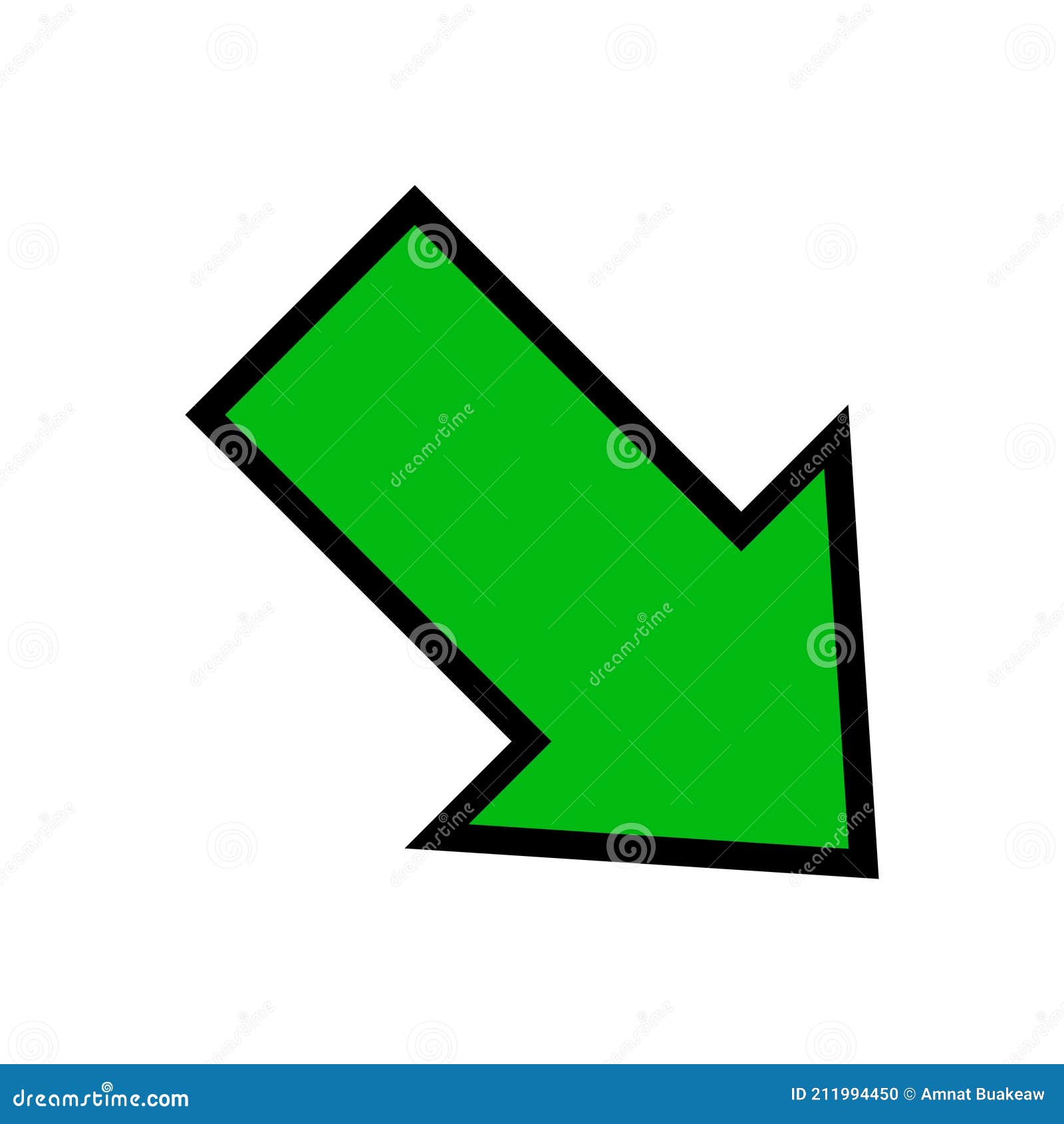 Single Green Arrow, Rising Arrow Sign Up Isolated On White, Arrow Sign ...