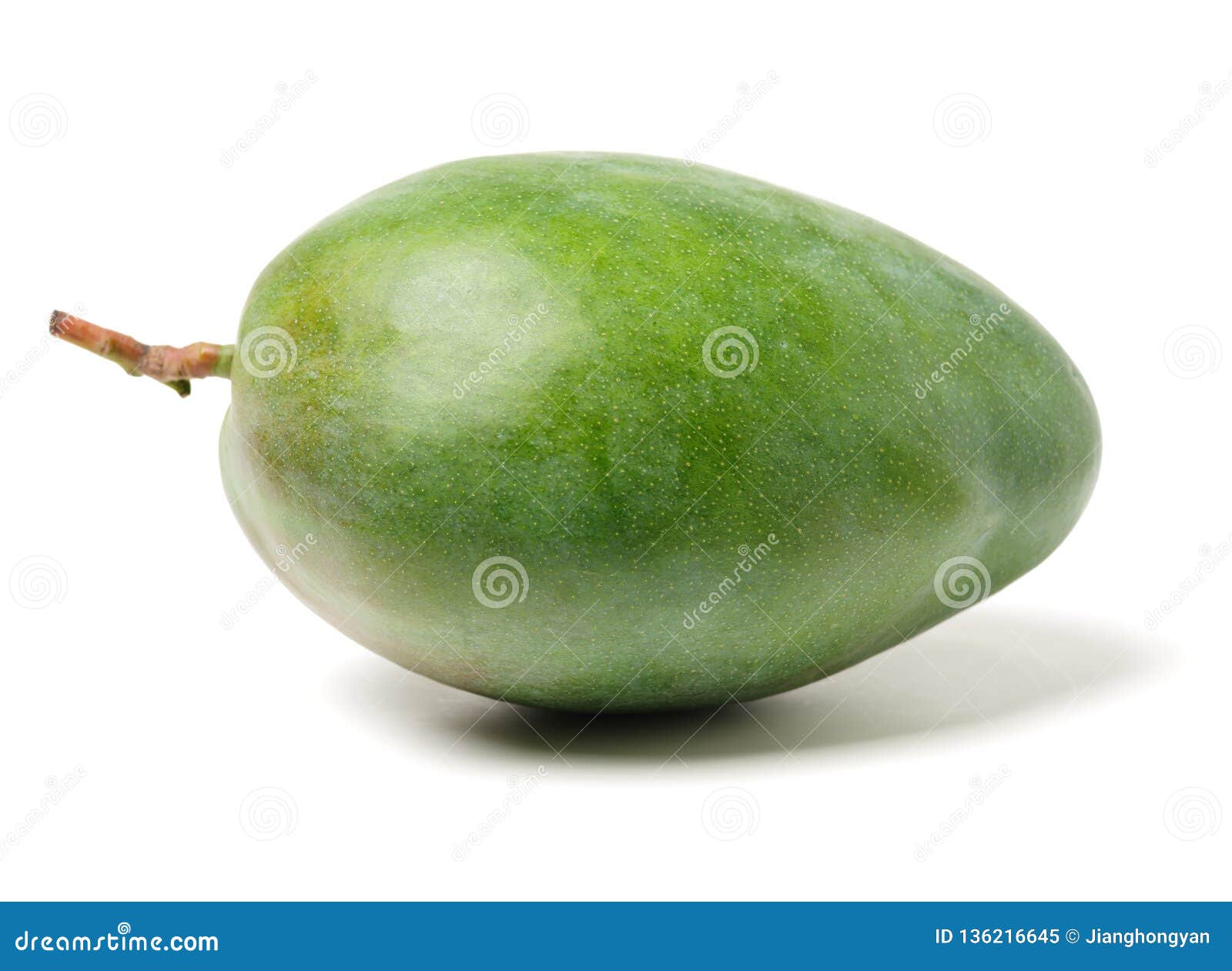 Fresh Single green mango stock image. Image of background - 136216645