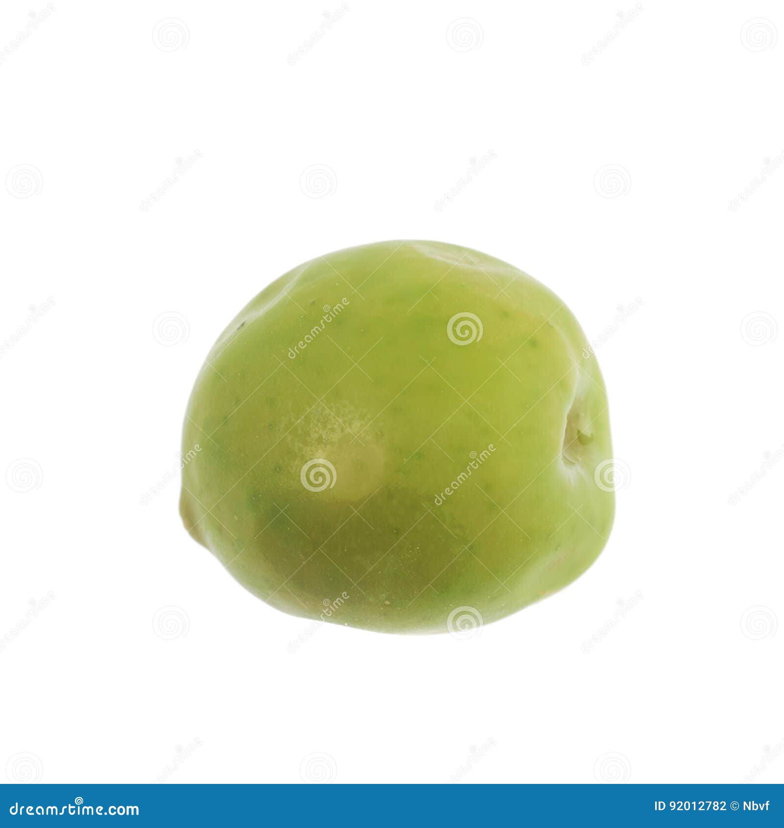 Single Green Olive Isolated Stock Photo - Image of greek, beautiful ...
