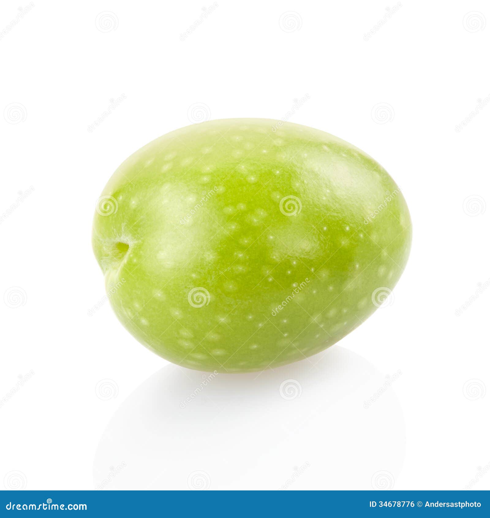 Single green olive stock photo. Image of single, isolated - 34678776