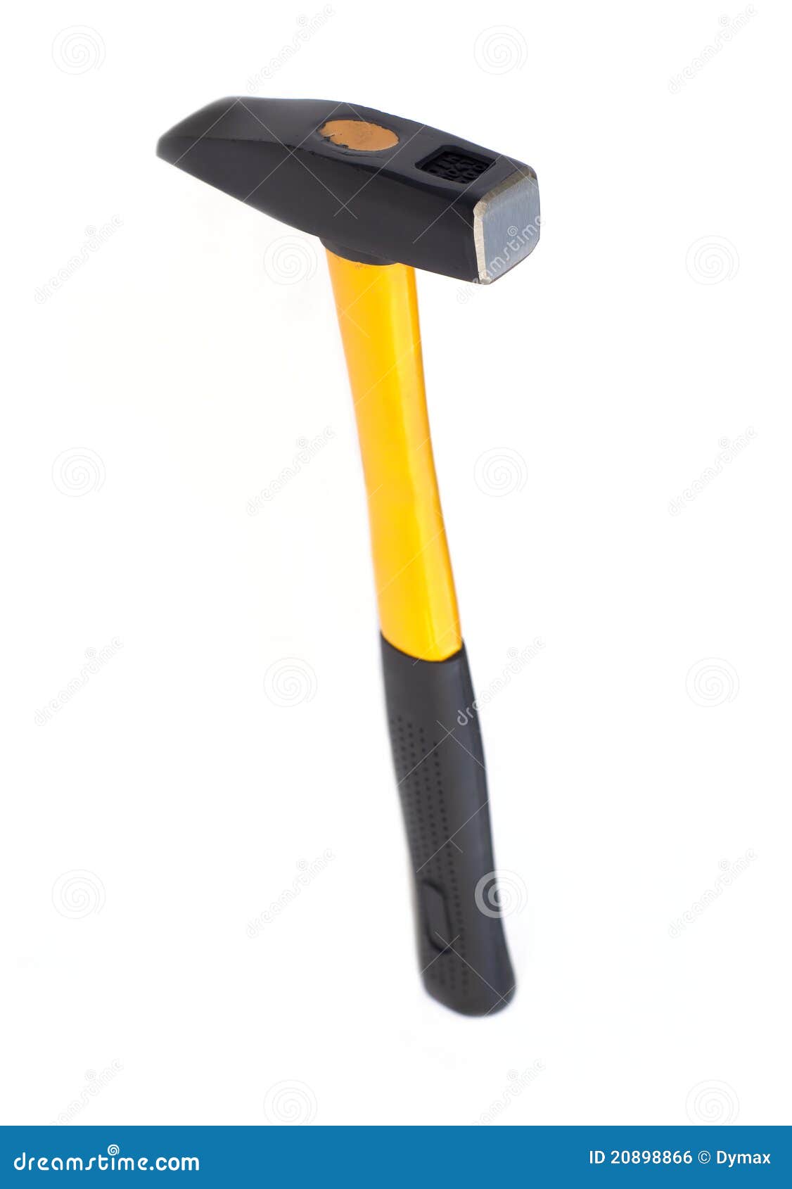 Single Hammer Isolated on White Stock Photo - Image of work, hammer ...