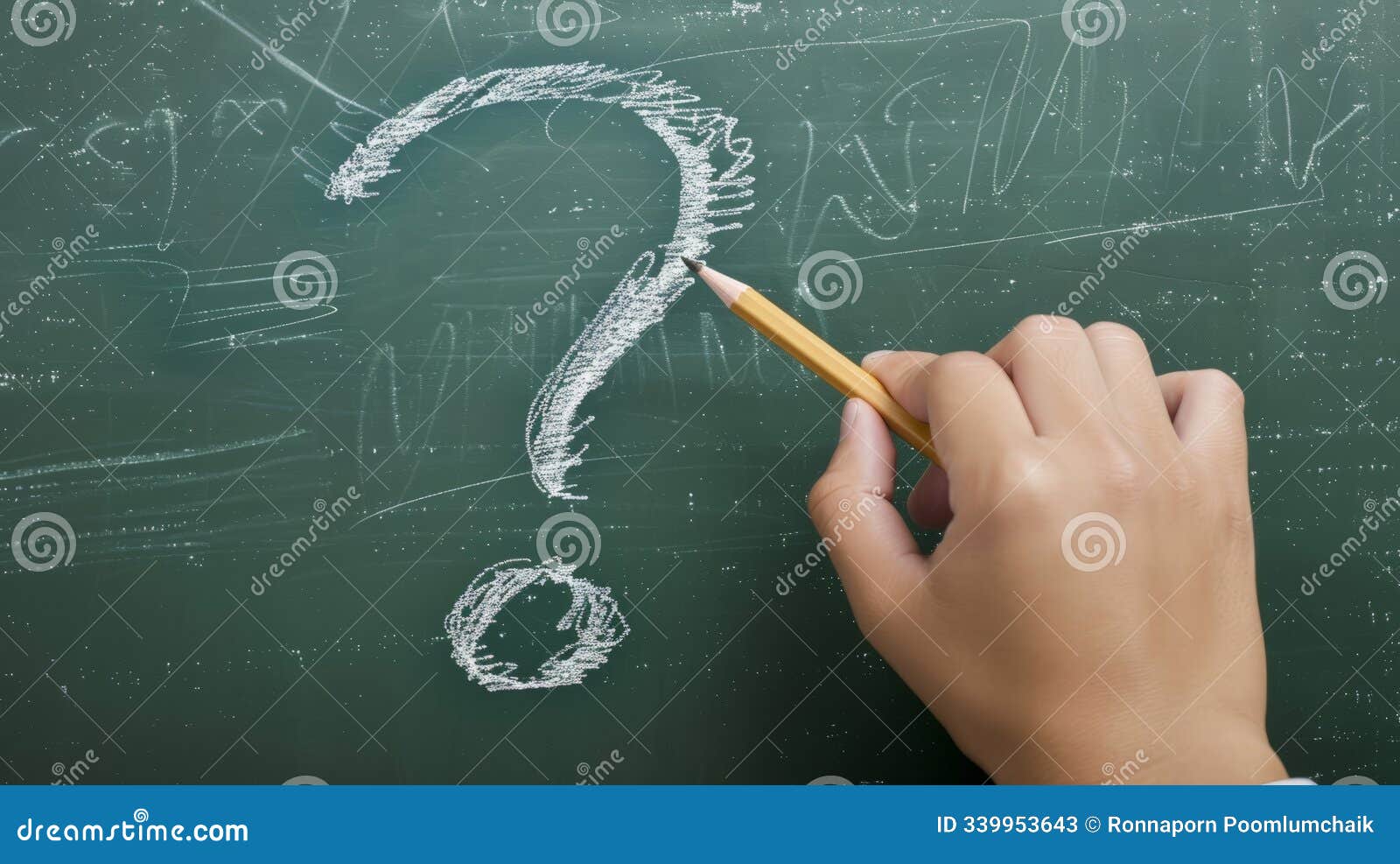 A Single Hand Drawing a Question Mark on a Whiteboard, Prompting ...