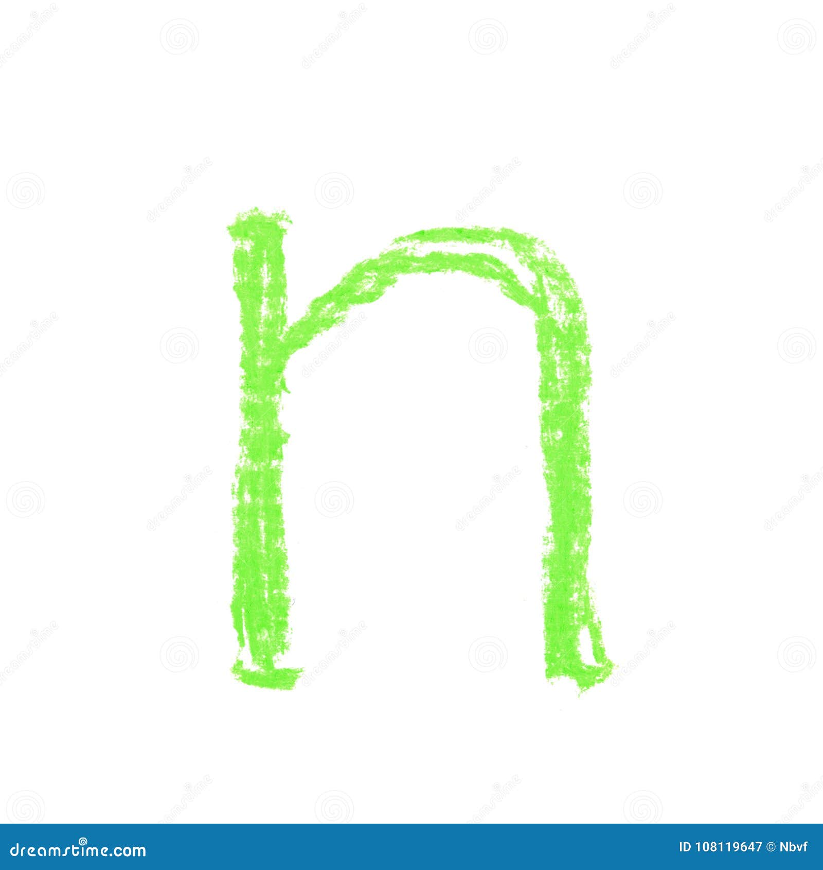 Single Hand Drawn Letter Isolated Stock Image - Image of artistic ...