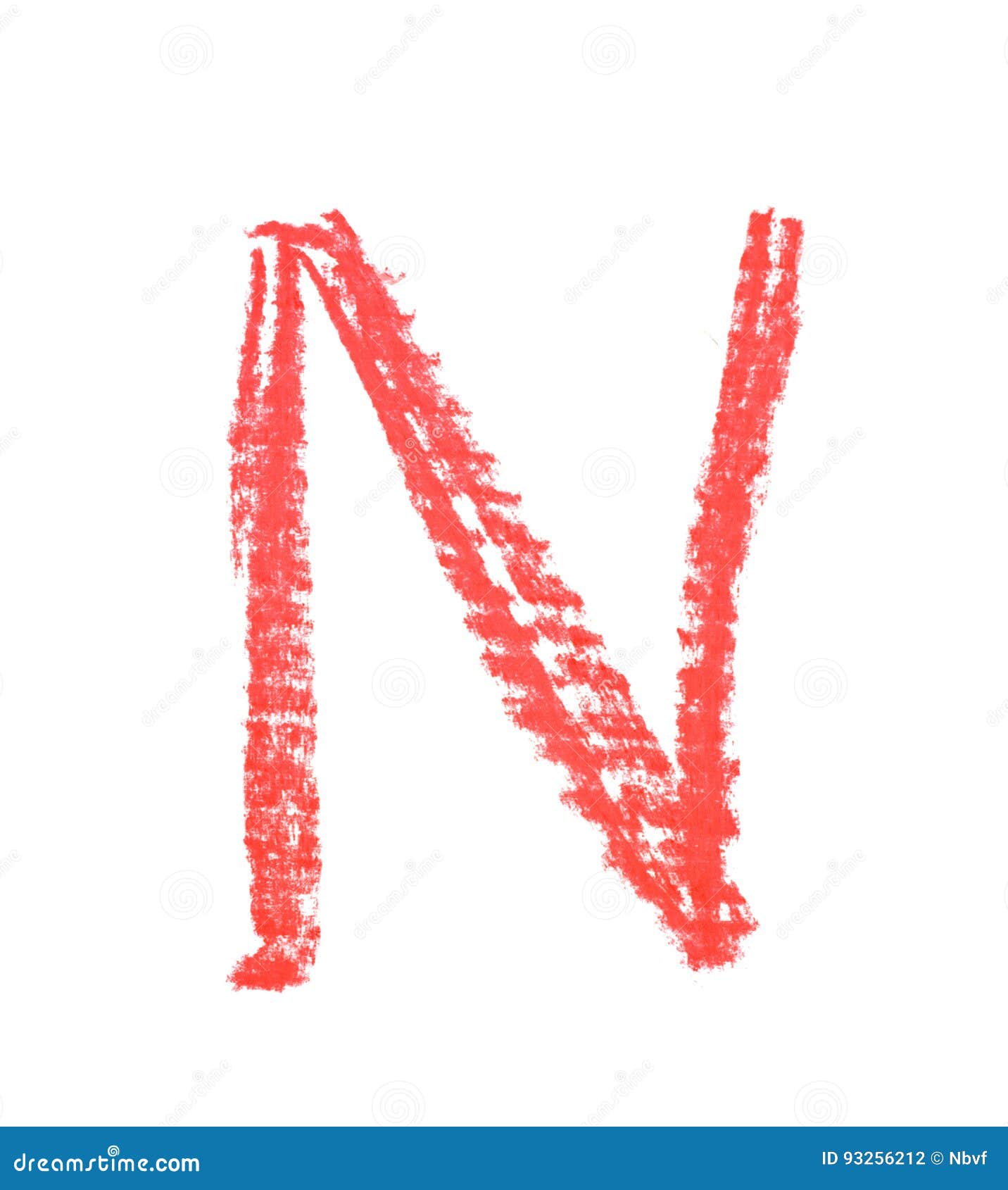 Single Hand Drawn Letter Isolated Stock Photo - Image of shape, chalk ...