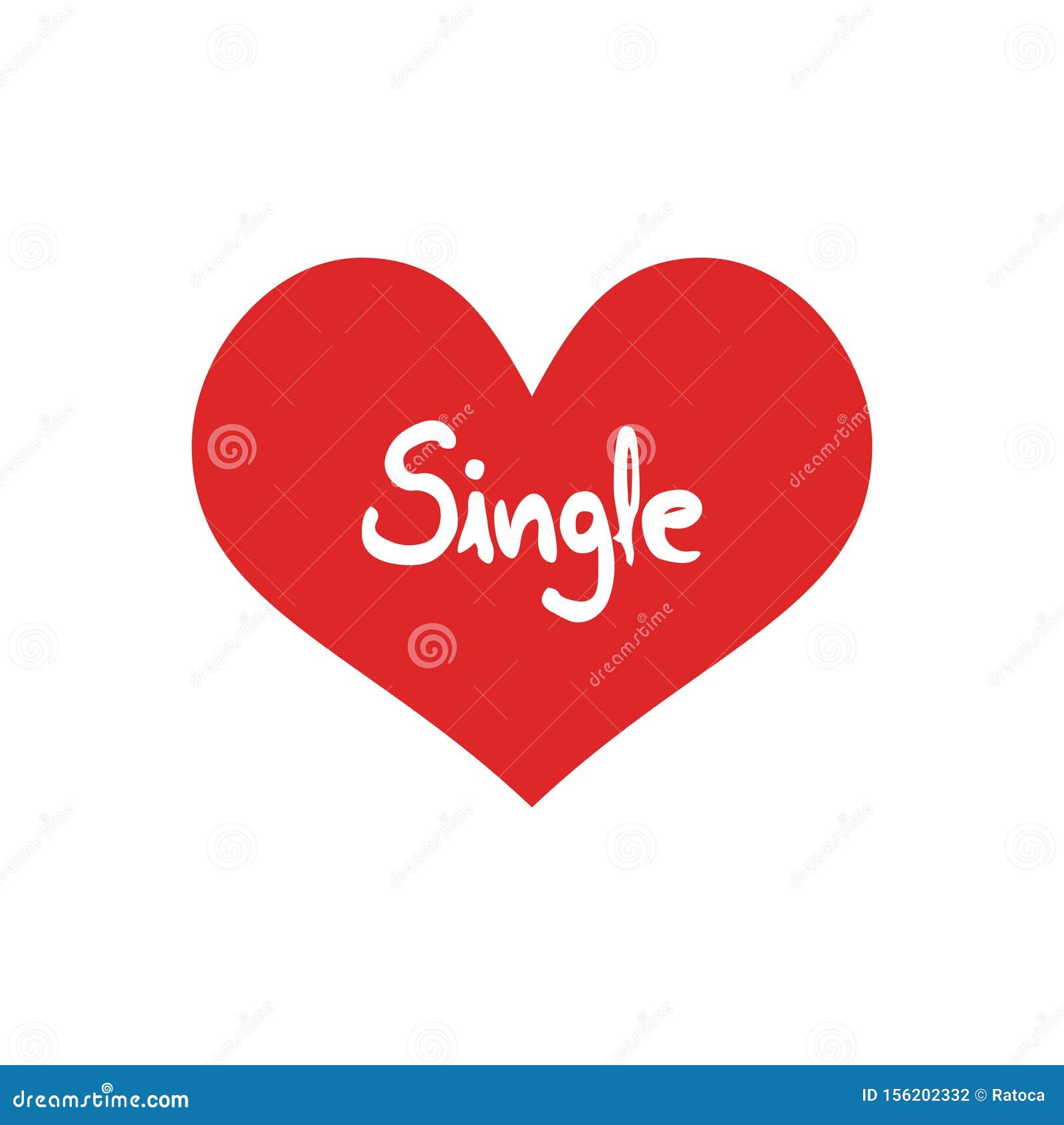 Single heart icon stock vector. Illustration of love - 156202332