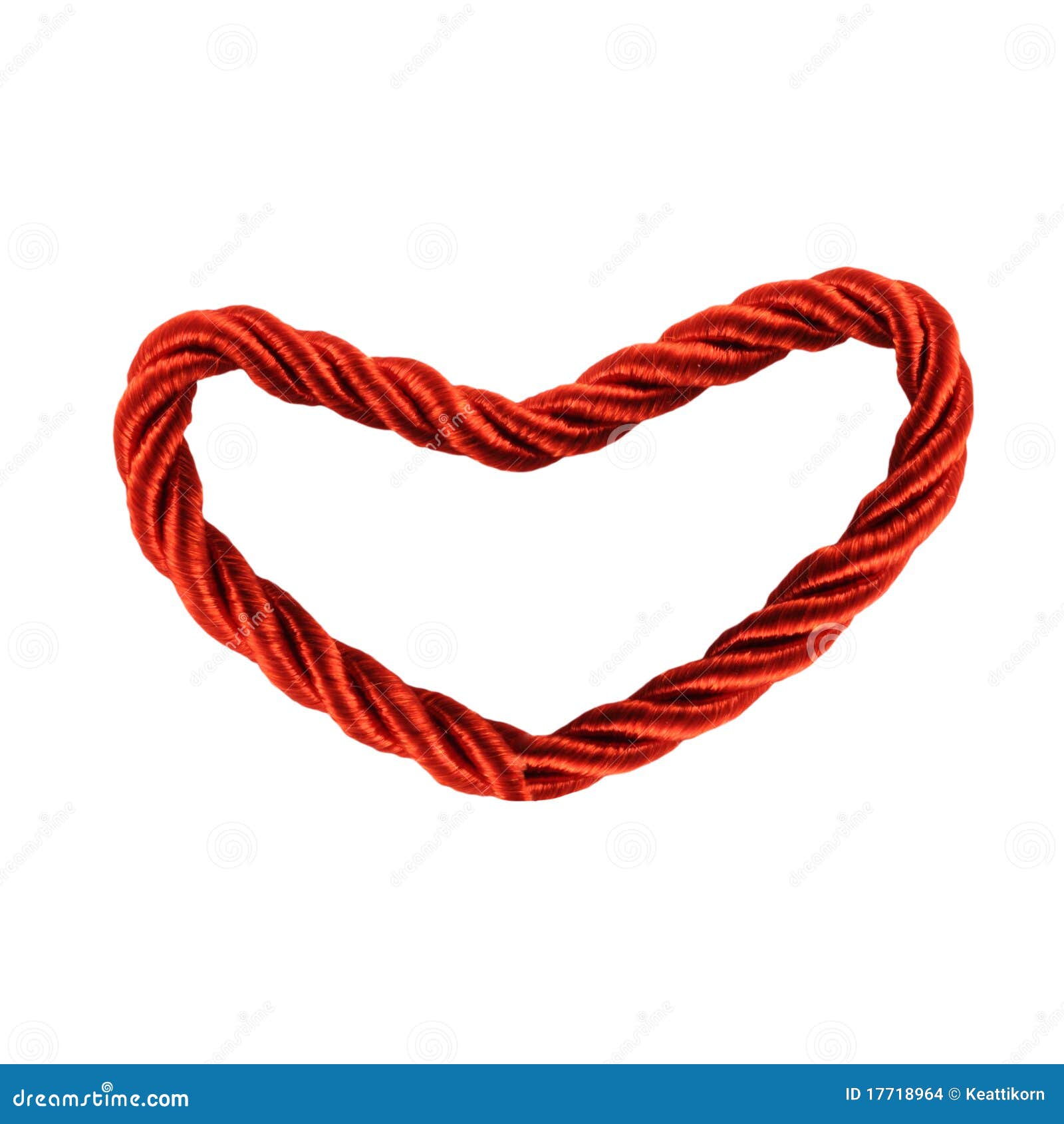 Single Heart Rope stock photo. Image of decoration, greeting - 17718964