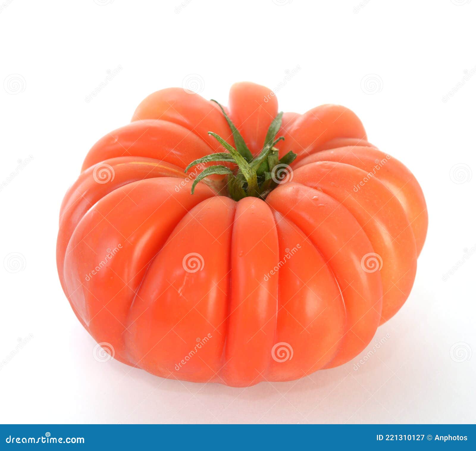 Single Heirloom tomato stock image. Image of tomato - 221310127