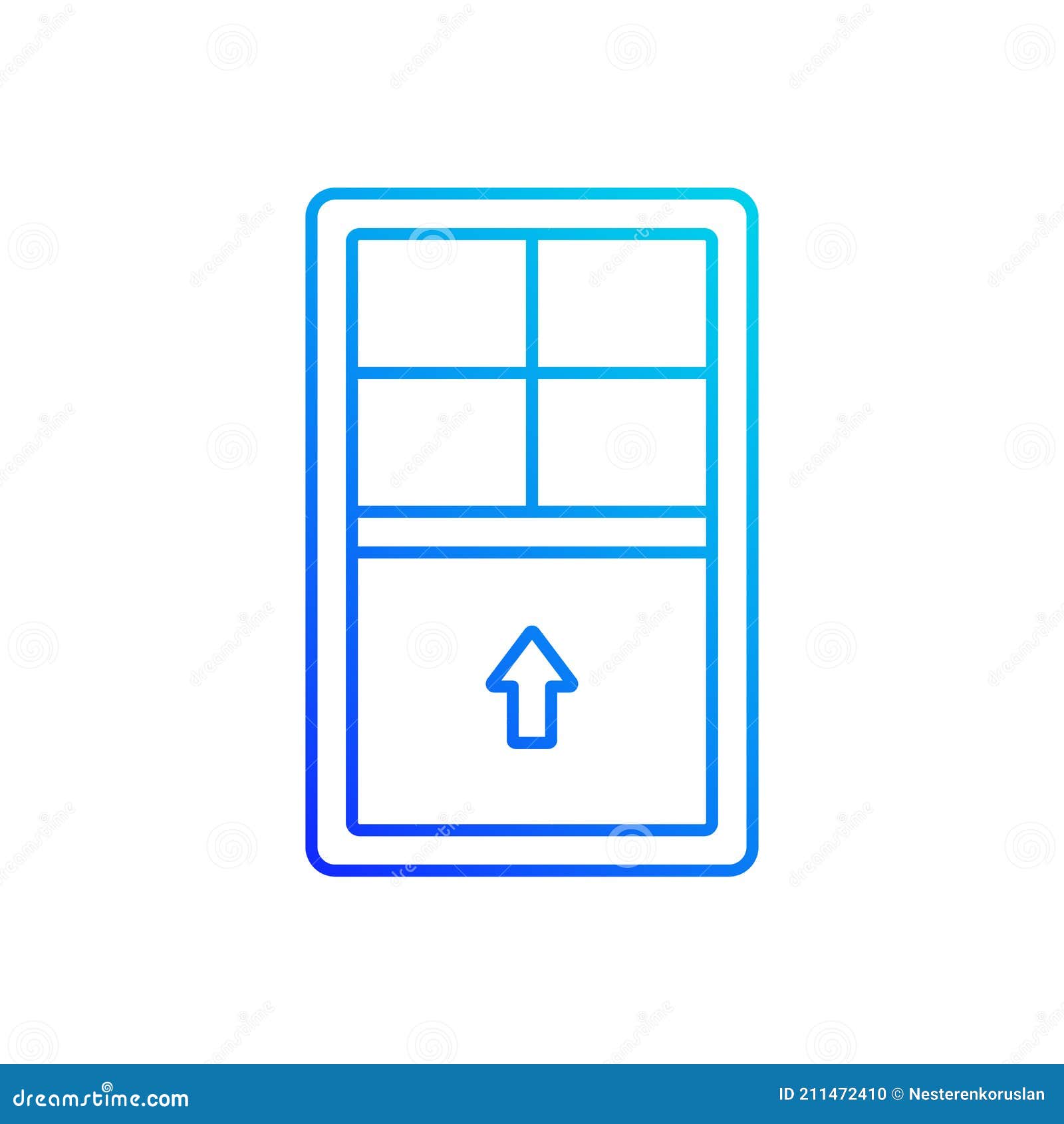 Outline Sash Vector Icon. Isolated Black Simple Line Element ...