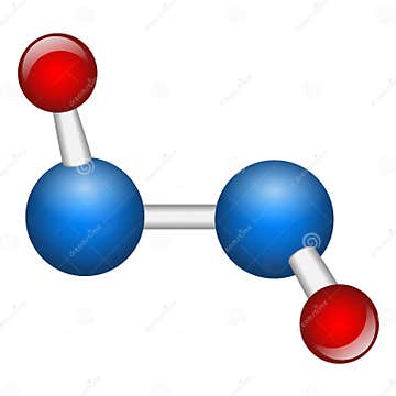 Single Hydrogen Peroxide H2O2 Molecule Stock Vector - Illustration of ...