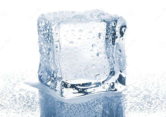 Single ice cube stock photo. Image of melt, freeze, clear - 23022720