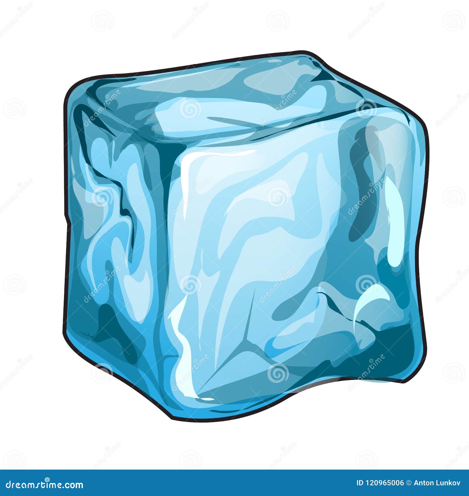 Ice Cubes Vector