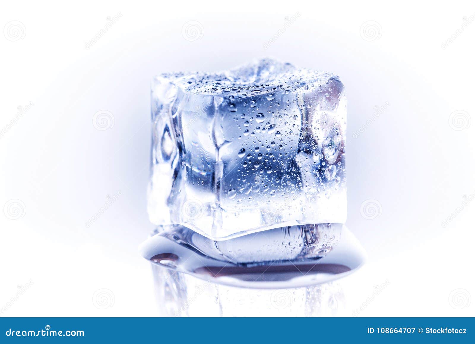 Single ice cube stock image. Image of melt, frost, blocks - 108664707