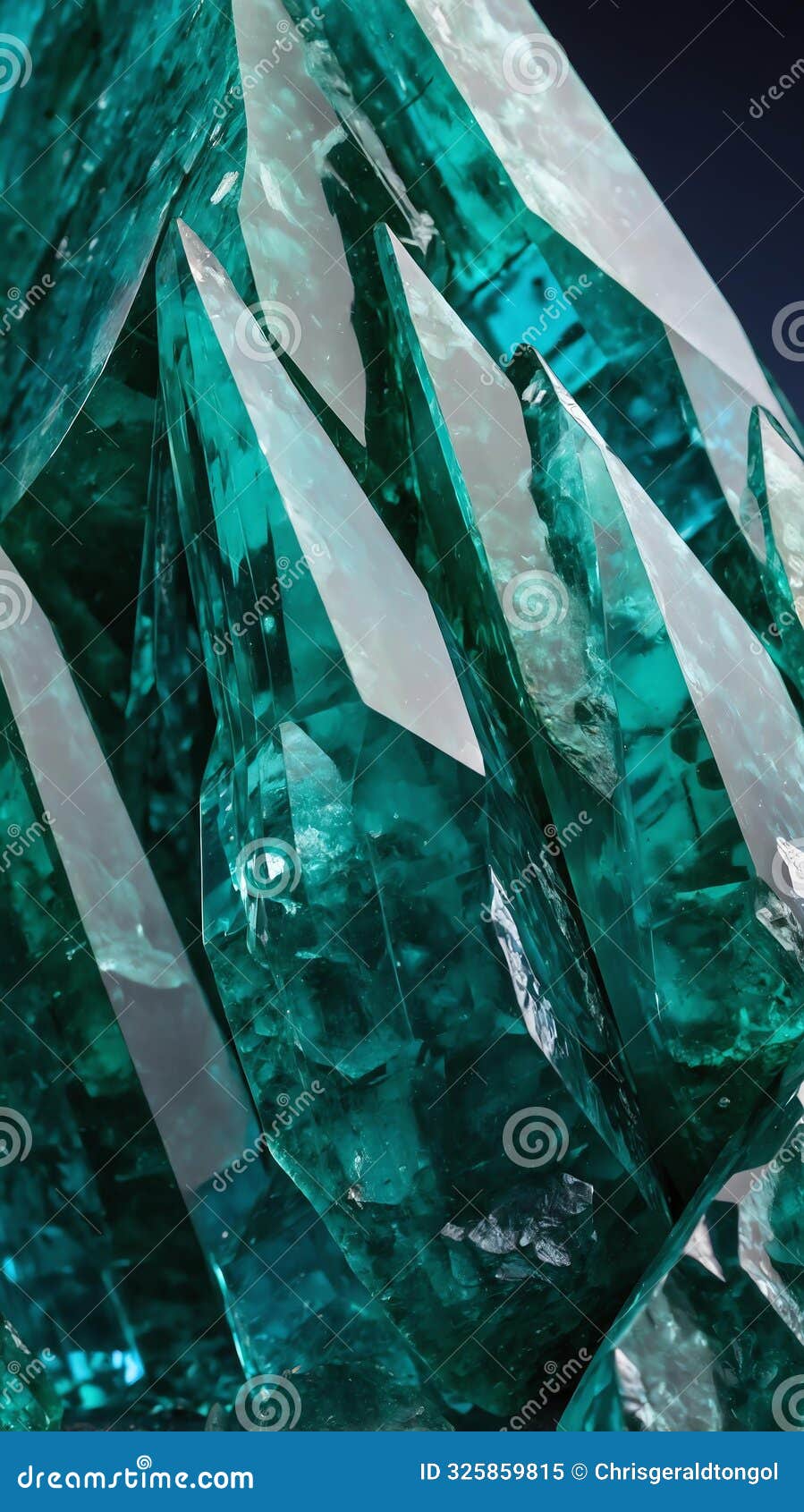 A Single Jade Crystal Is Featured On A Pure Red Backgr Ai Generated ...