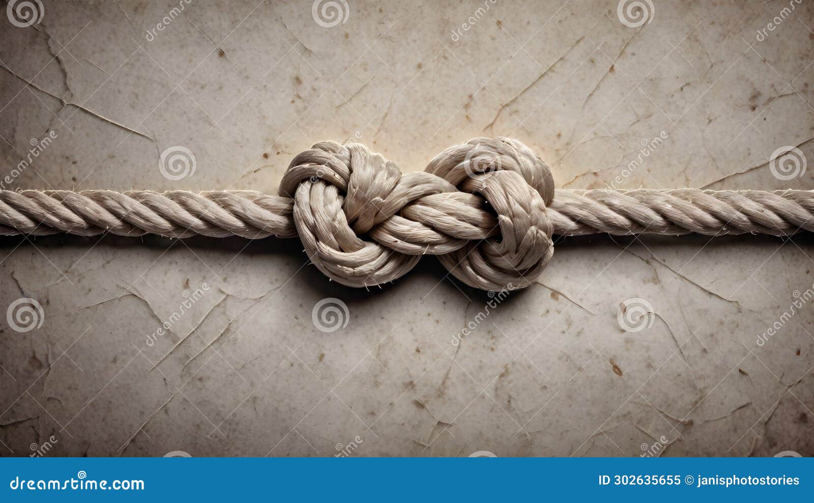 A Single Knot As the Central Focus on a Wallpaper Background ...