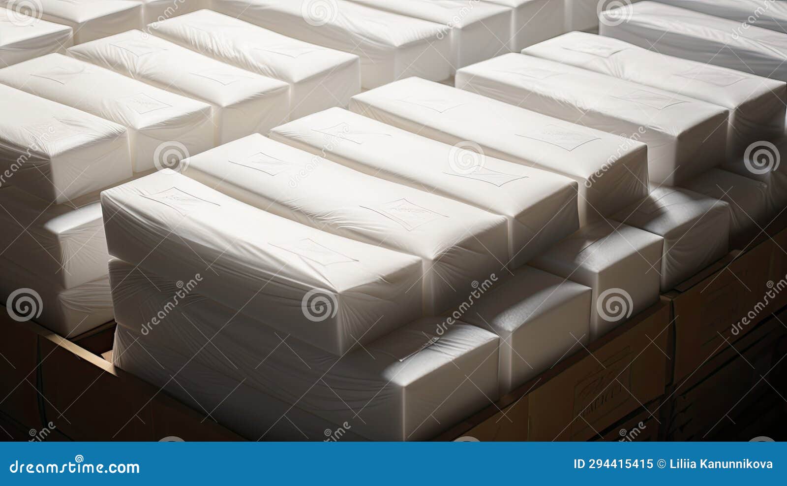 Single-layer Foam Sheets, a Versatile Packaging Material. Stock Image ...