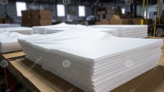 Single-layer Foam Sheets, a Versatile Packaging Material. Stock Photo ...