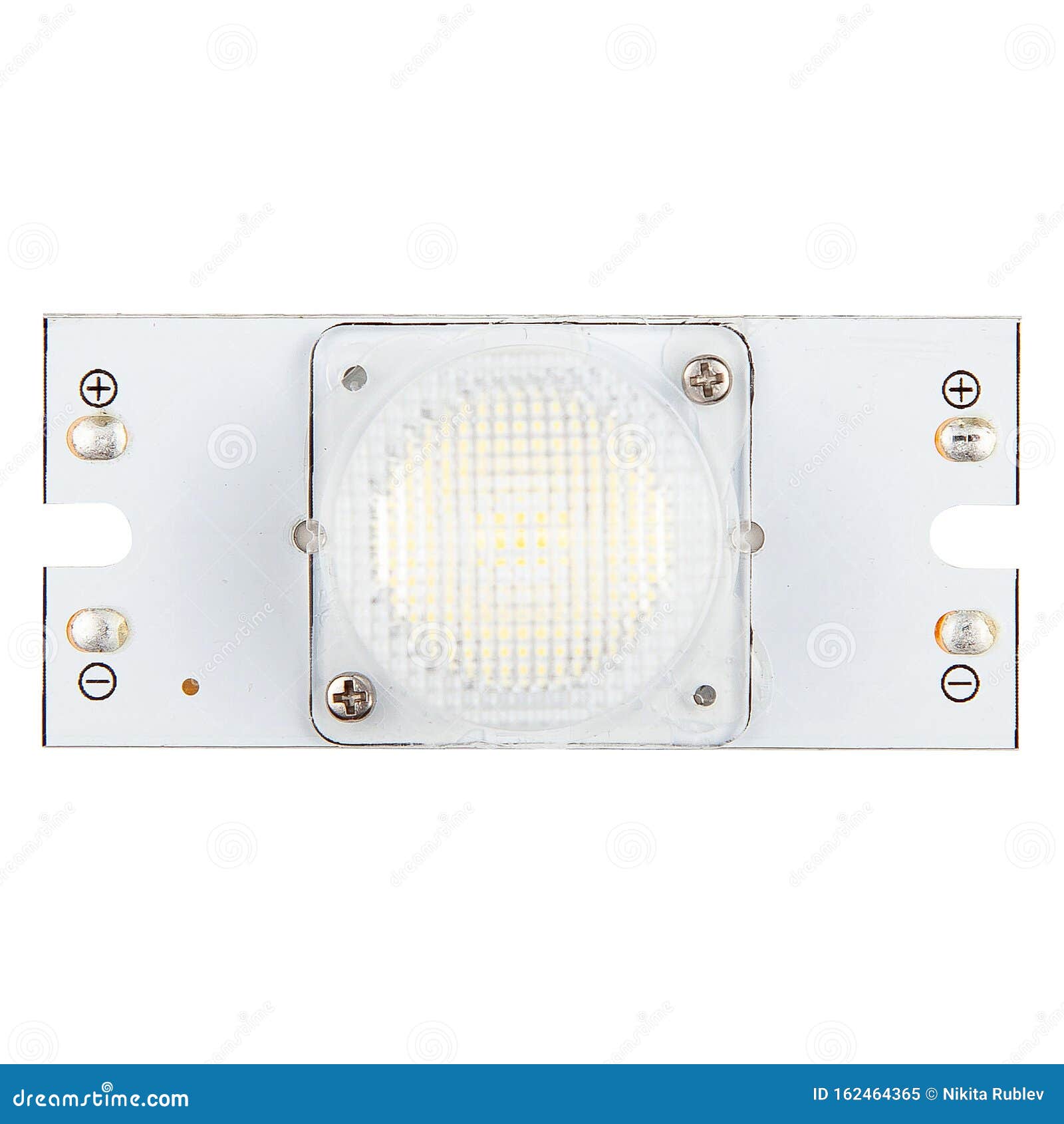 Single LED Module Bar Isolated Stock Illustration - Illustration of ...