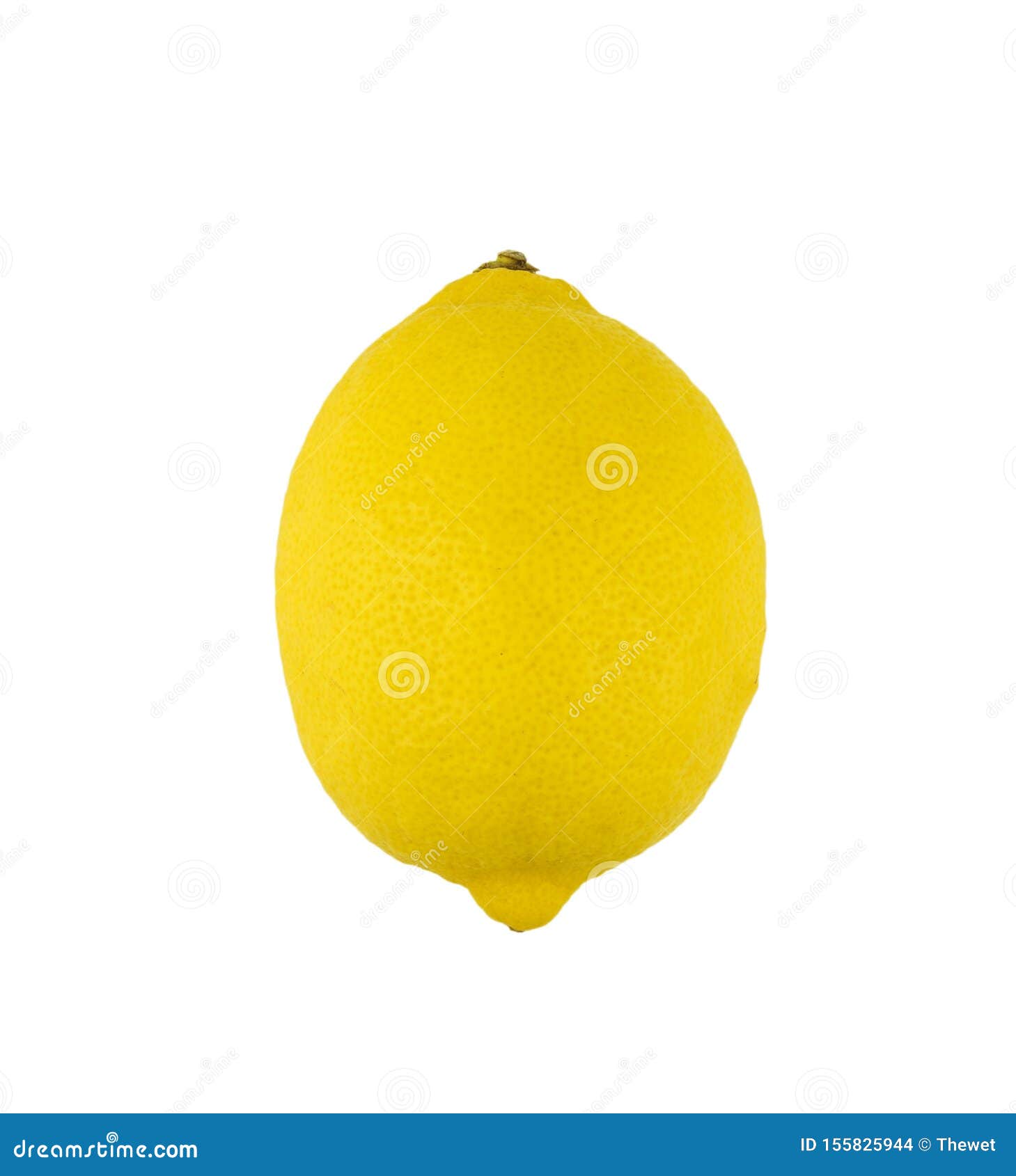 Single lemon isolated stock photo. Image of lemonade - 155825944