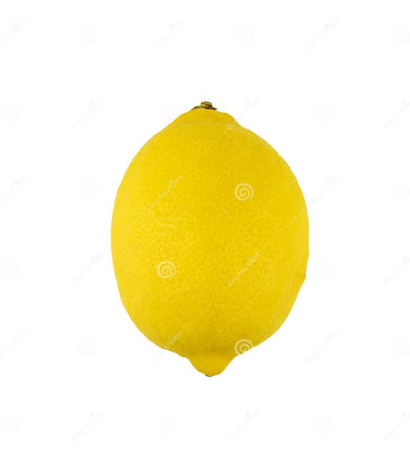Single lemon isolated stock photo. Image of lemonade - 155825944