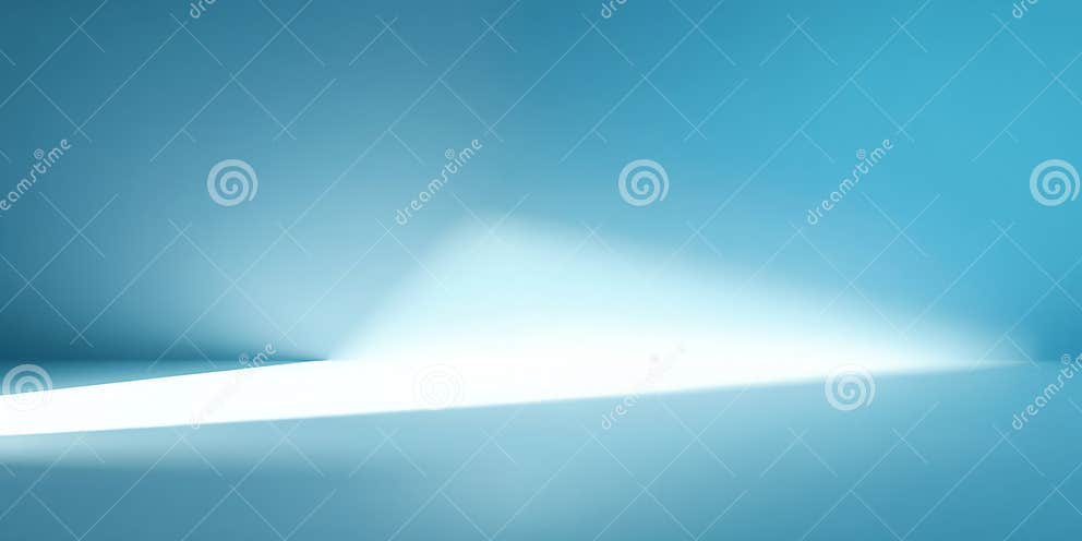 A Single Light Beam Shines Across a Blue Background Stock Illustration ...