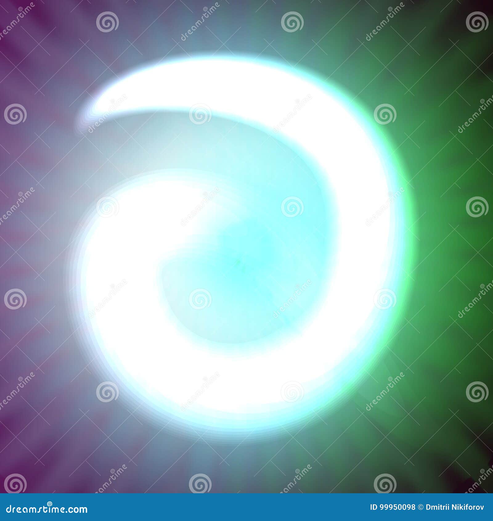 Single Light Blue Neon Letter a of Vector Illustration Stock Vector ...