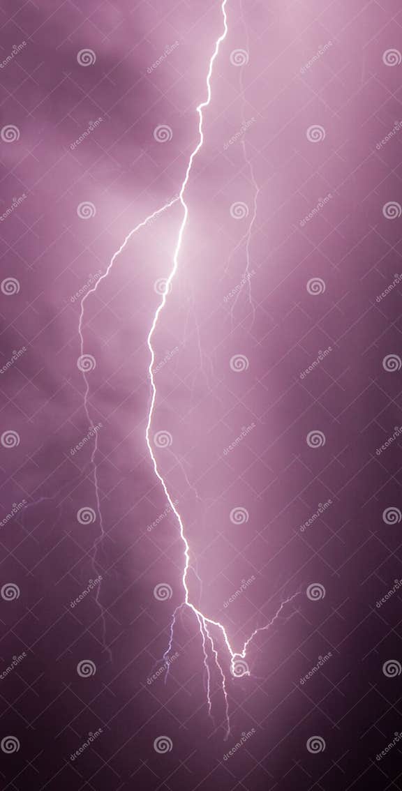 Single lightning bolt stock image. Image of single, lightning - 7084695