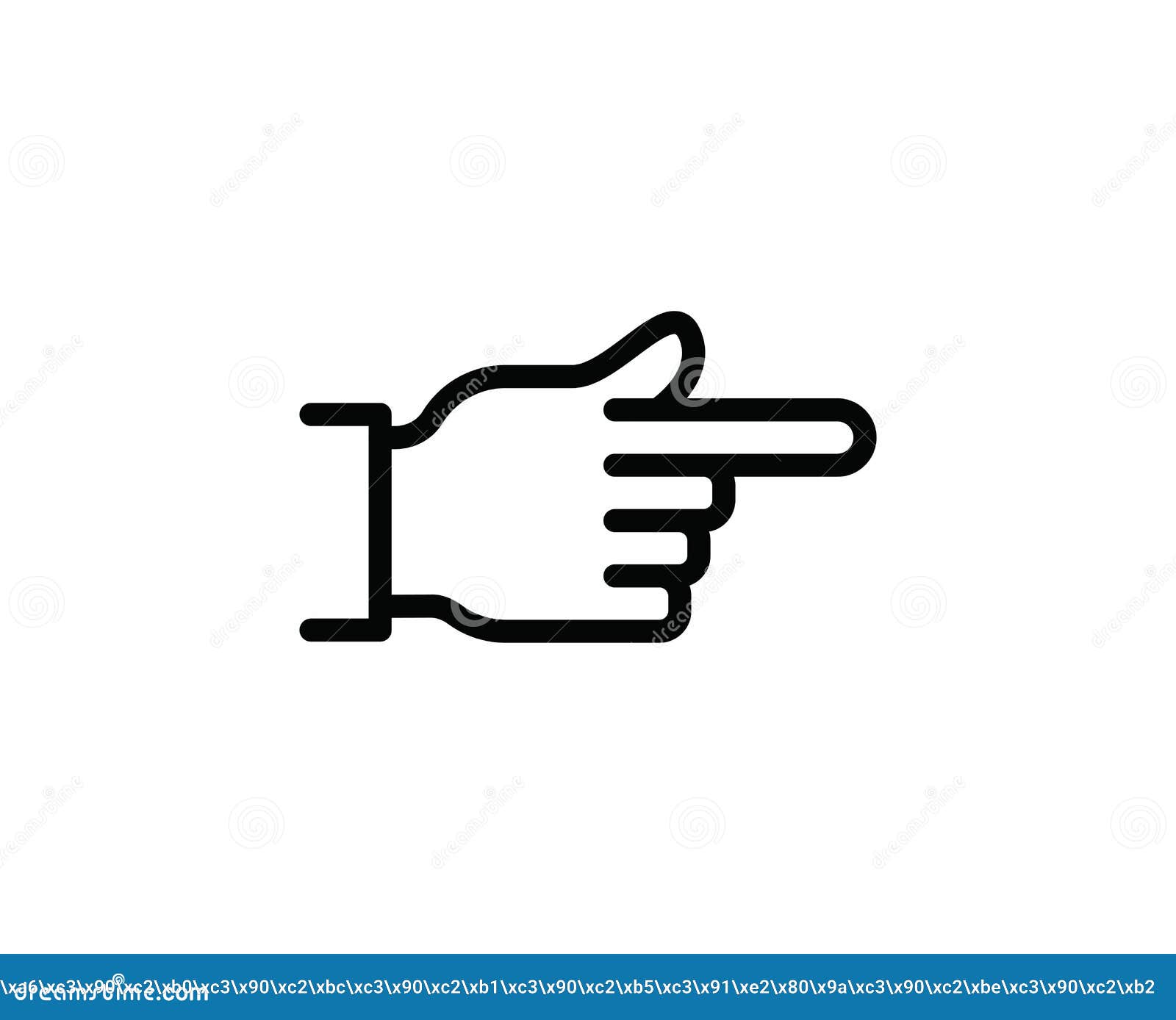 Single line icon stock vector. Illustration of sign - 190295090