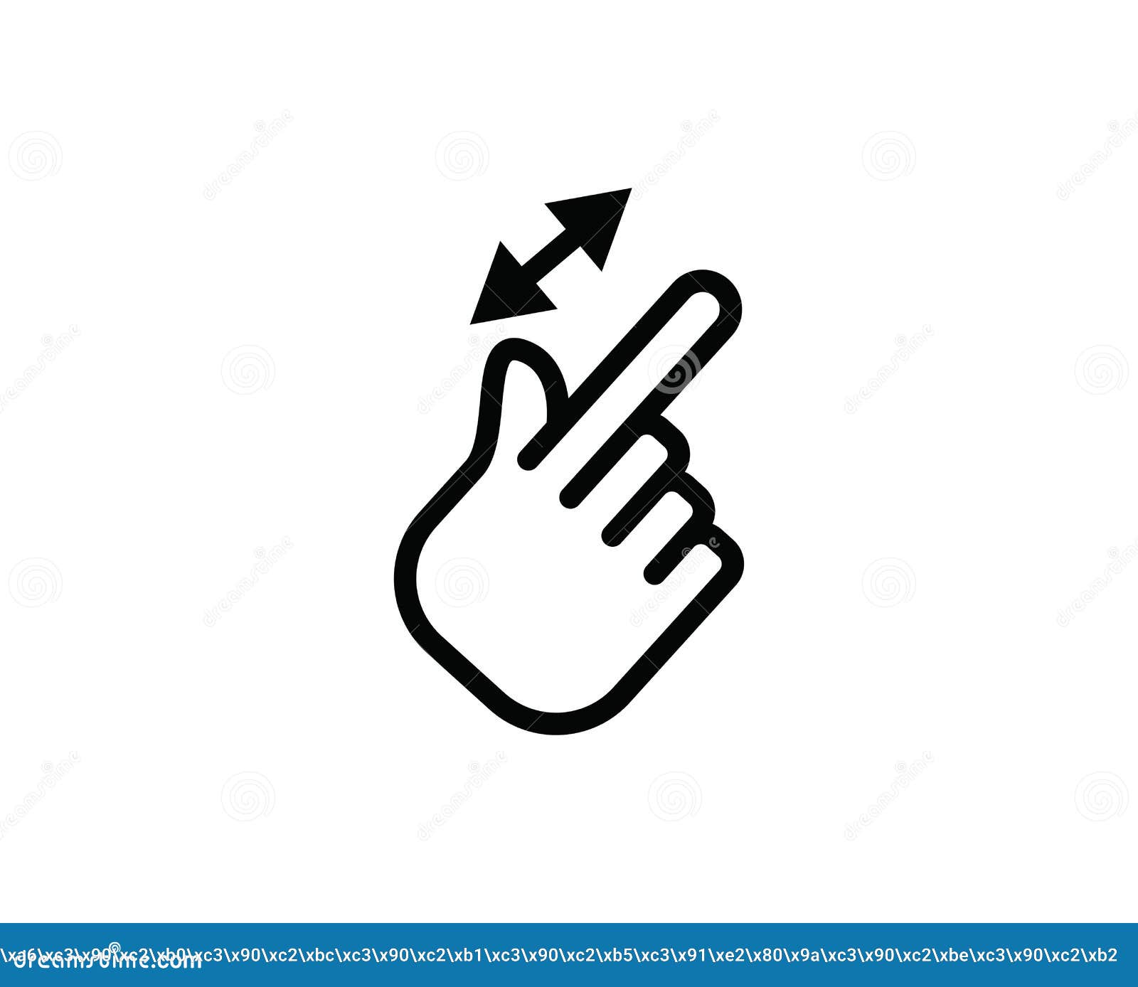 Single line icon stock vector. Illustration of interface - 190295098