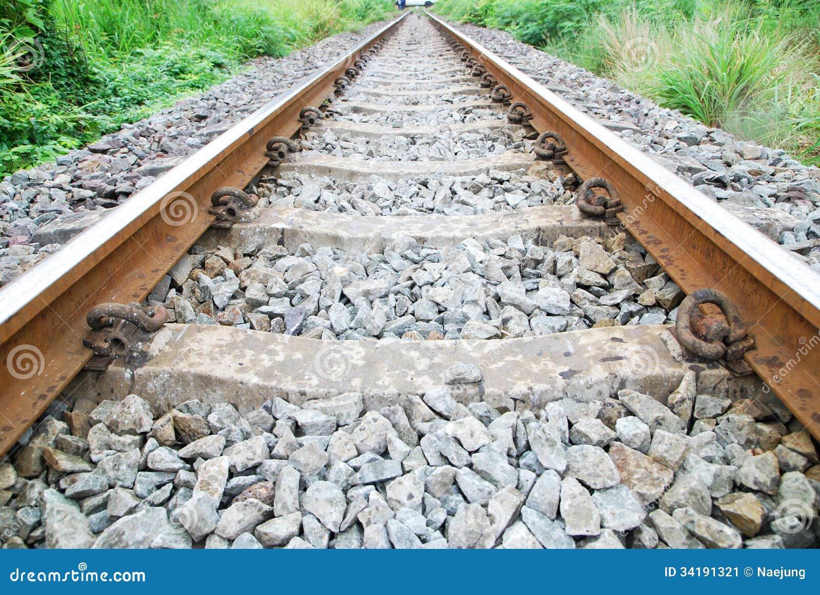 Single Line Railway Royalty-Free Stock Photo | CartoonDealer.com #34191321