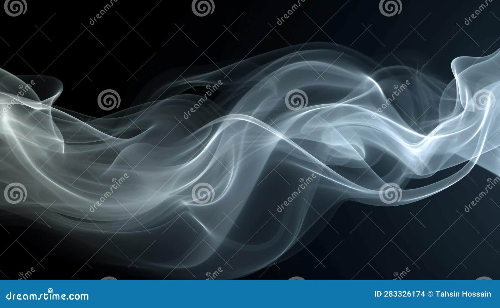 A Single Line Smoke Abstract Background Generated AI Stock Illustration ...