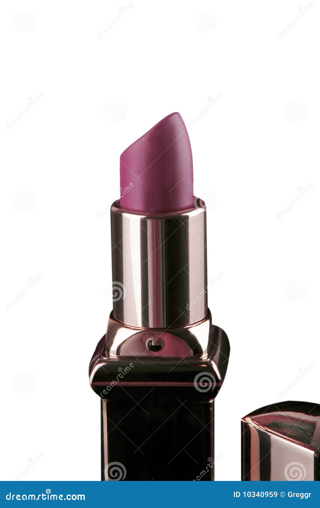 Single lipstick on black stock image. Image of glamour - 10340959