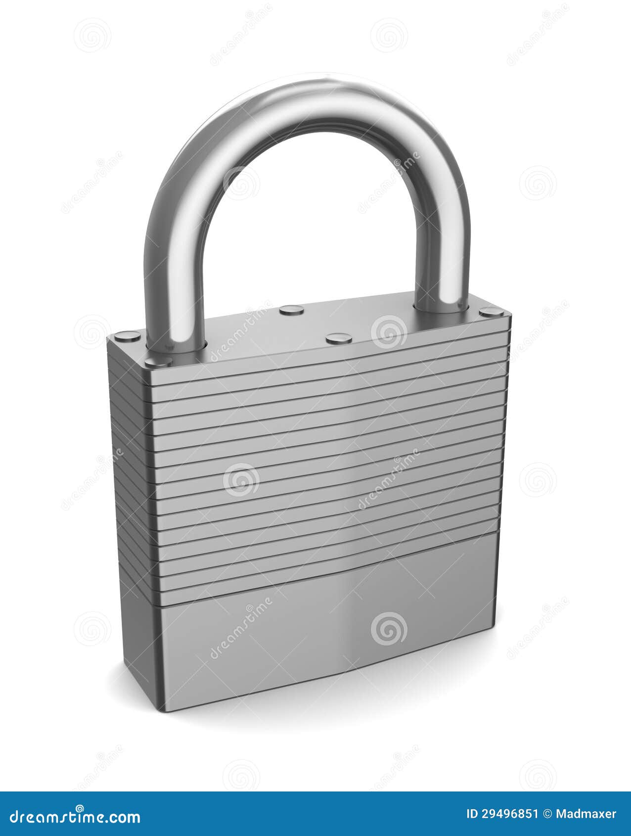 Single lock stock illustration. Illustration of closed - 29496851