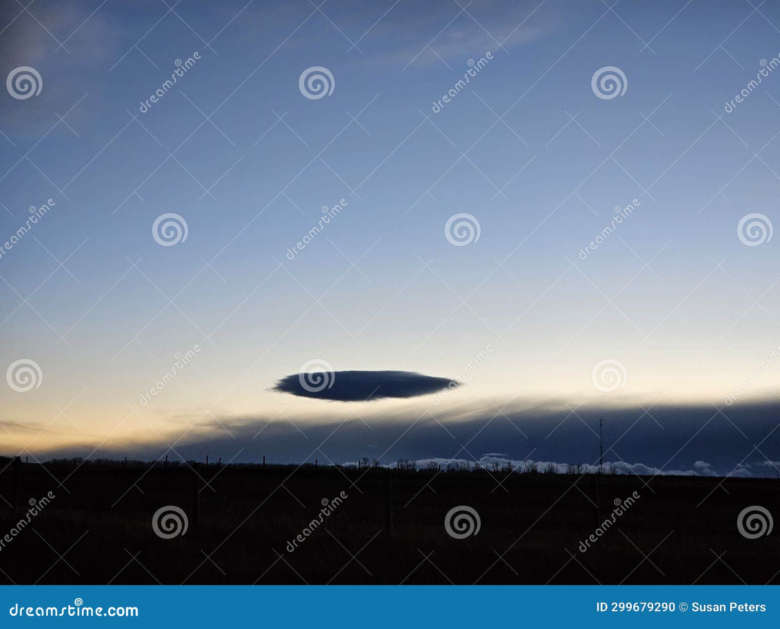 A Single Lone Cloud in the Light Blue Sky Stock Photo - Image of single ...