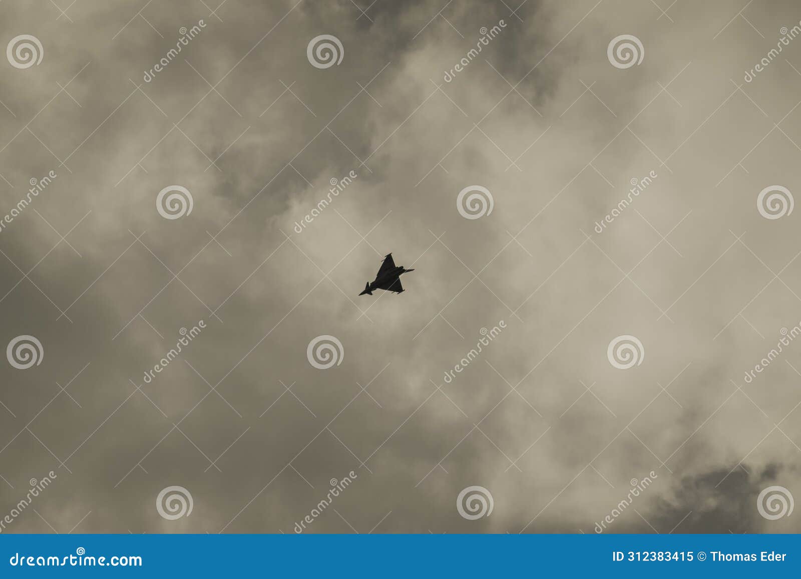 Single Loud Slow Flying Fighter Jet on a Sky Stock Image - Image of ...