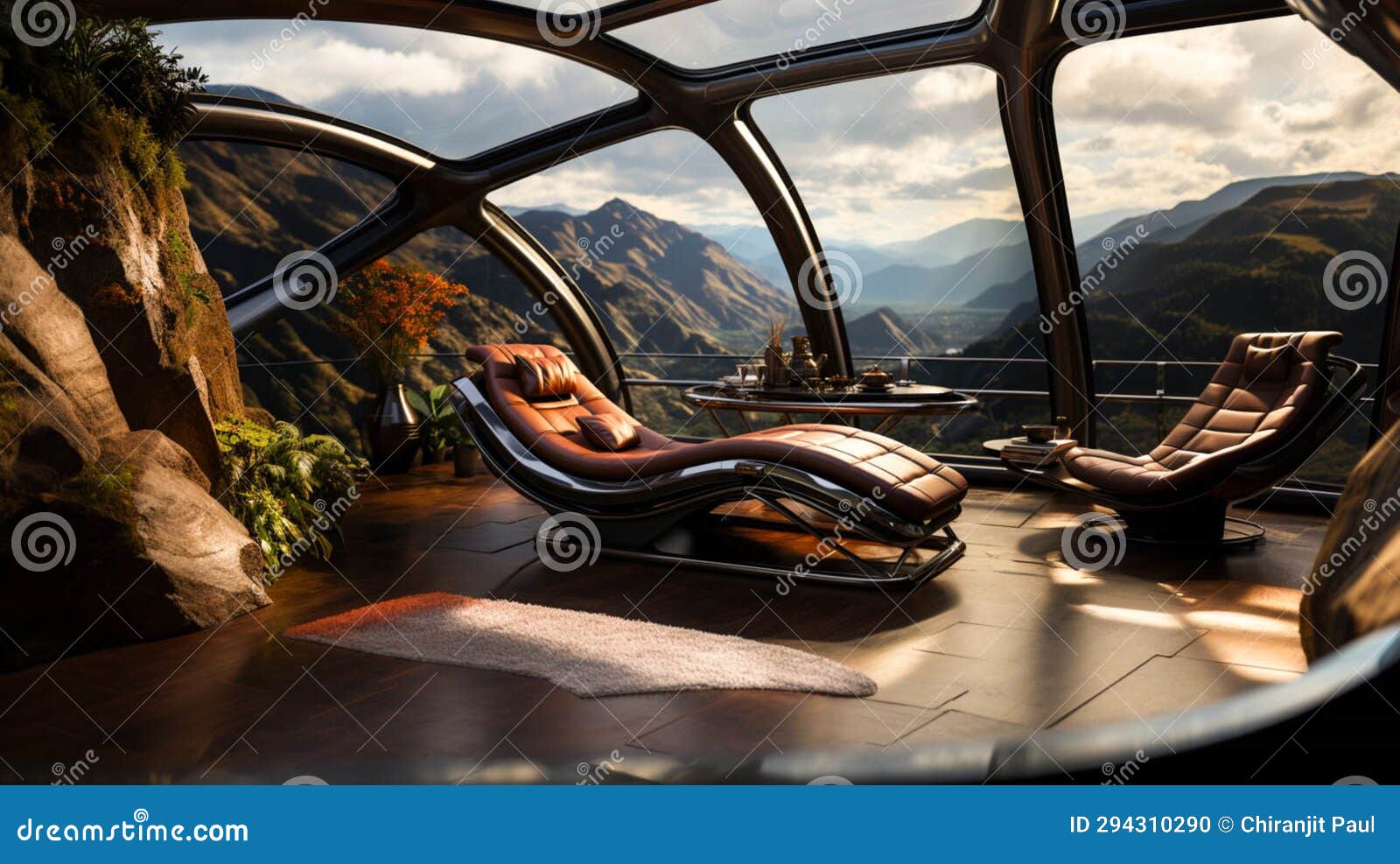 A single Lounger full view stock photo. Image of summer - 294310290