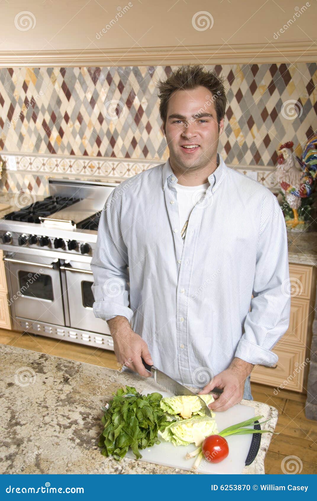 Single man stock photo. Image of stove, cooking, health - 6253870