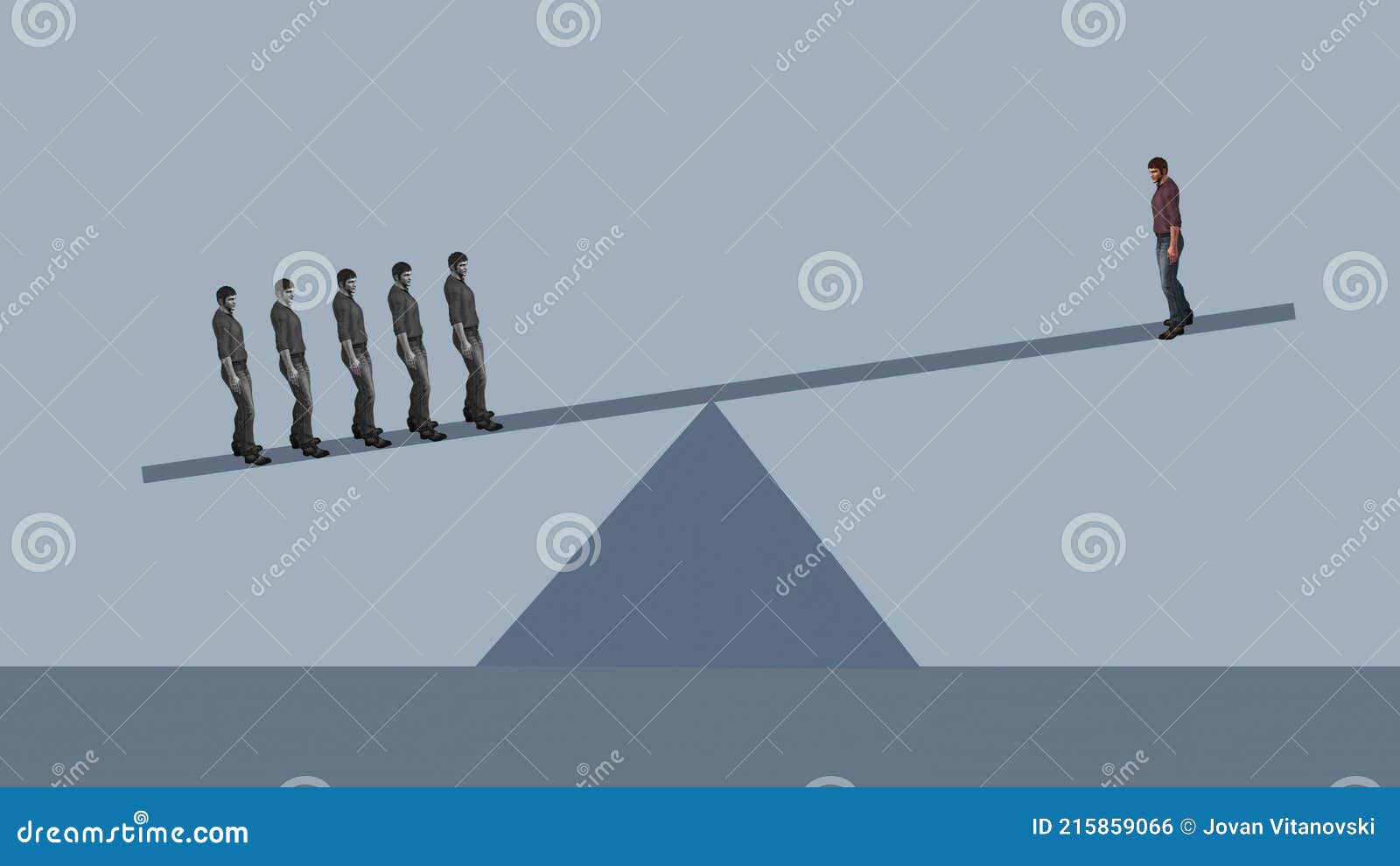 Comparative Advantage For Success Business Cartoon Vector Illustration ...