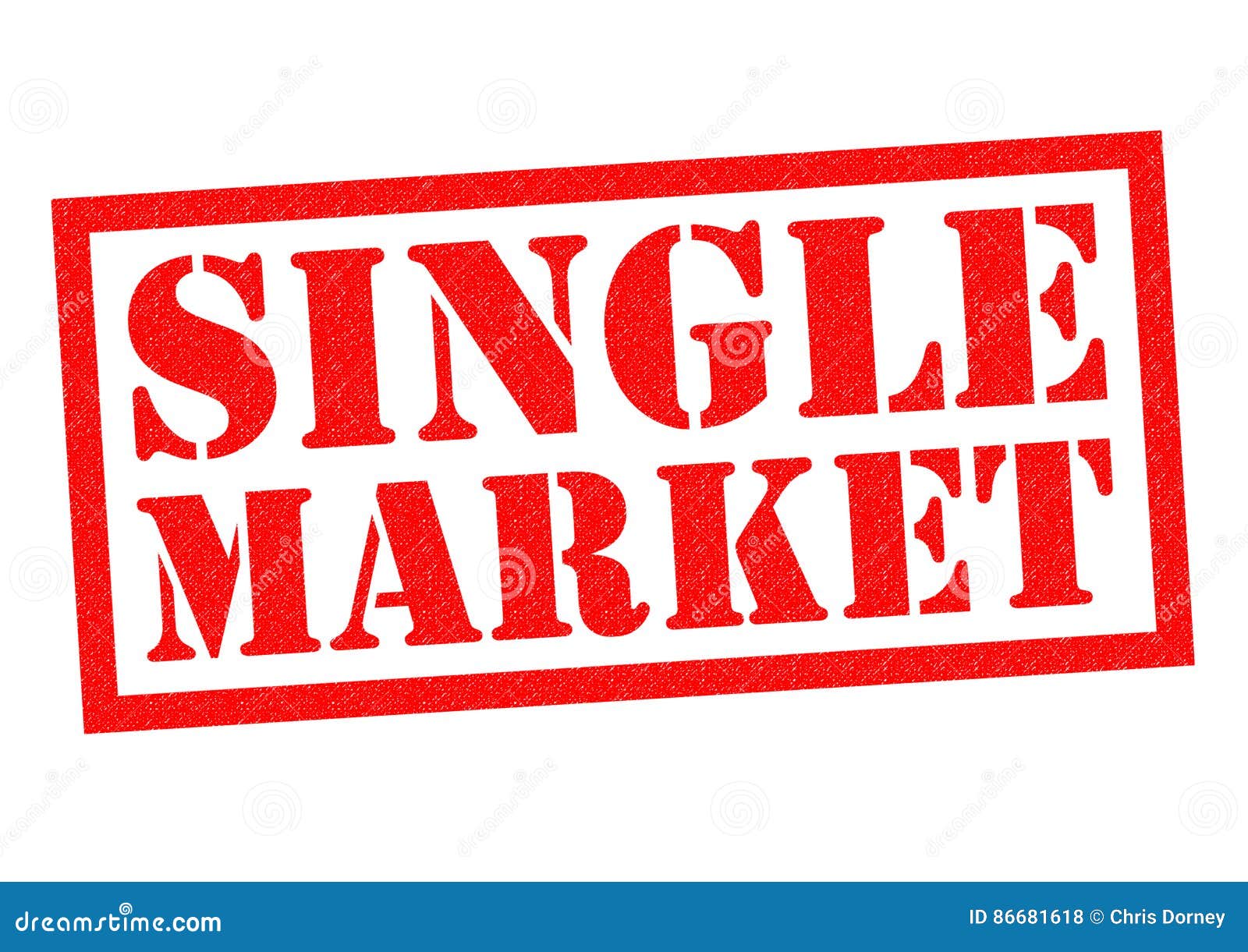 SINGLE MARKET stock illustration. Illustration of header - 86681618