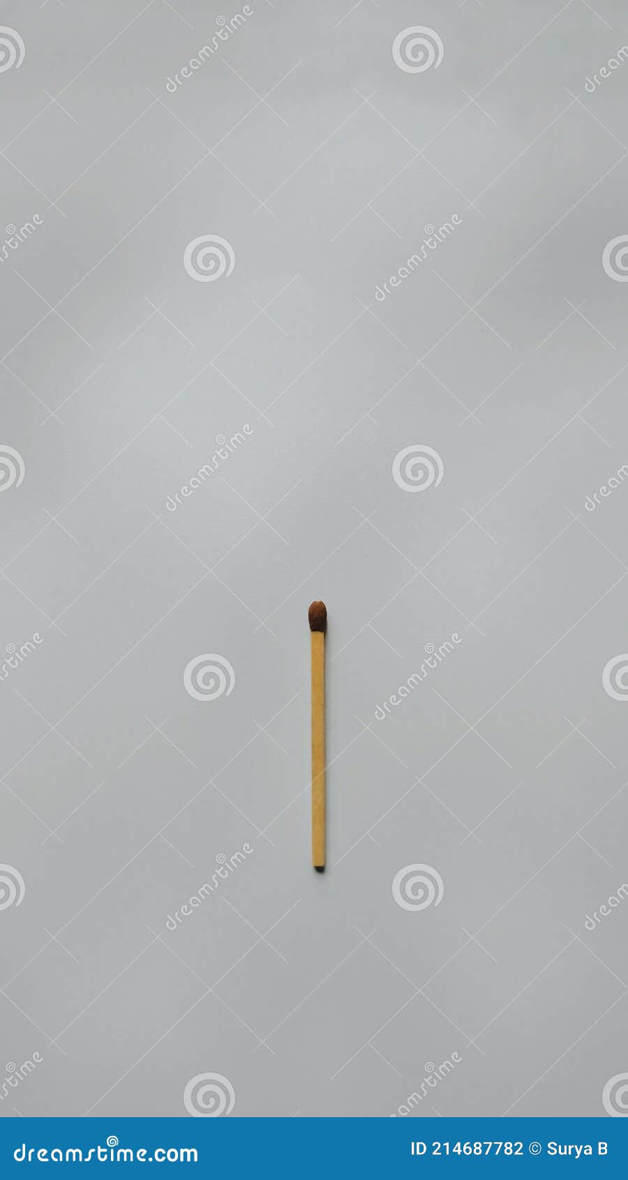 A Single Matchstick Igniting With A Dynamic And Dramatic Burst Of ...