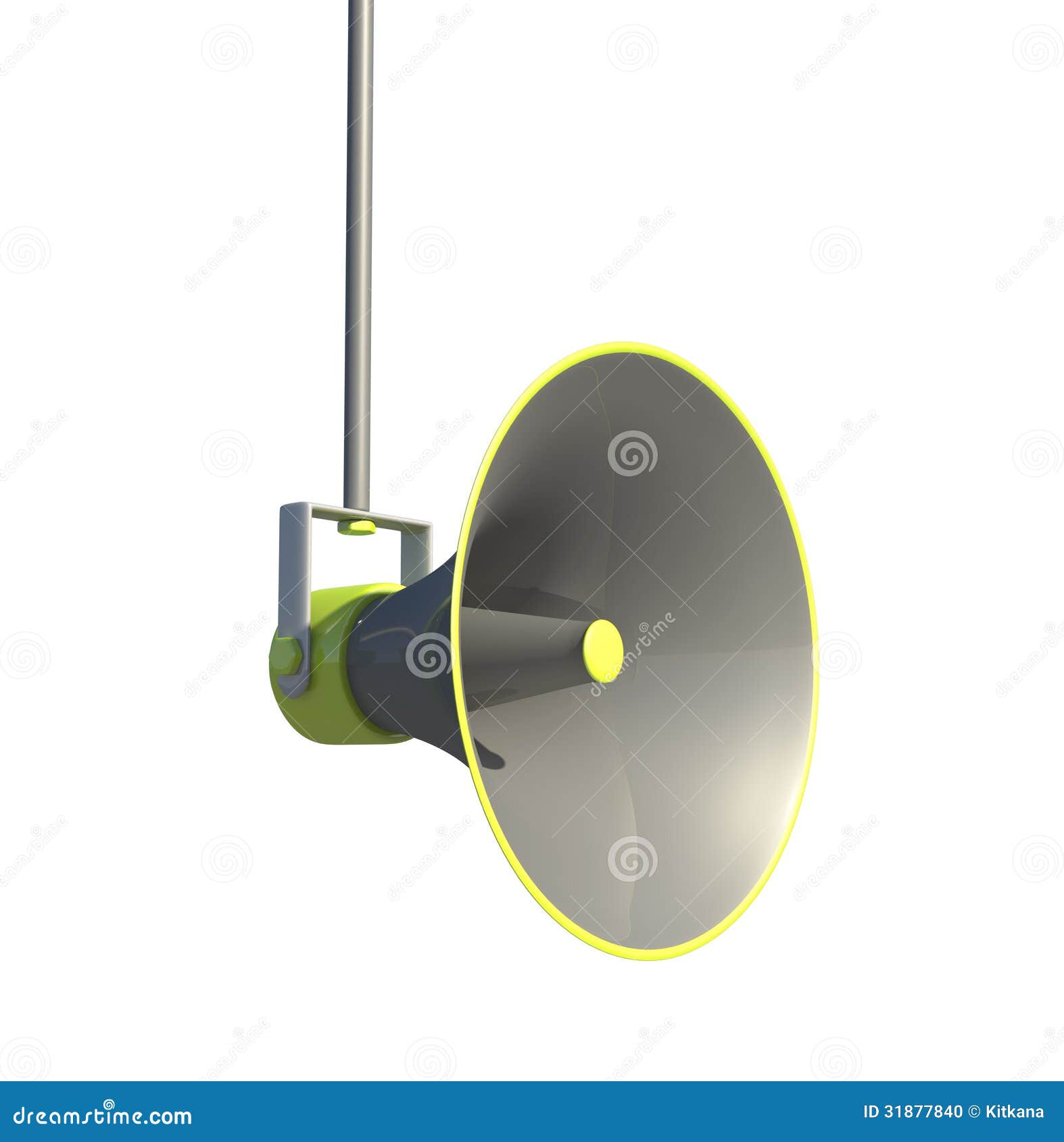 A single megaphone stock illustration. Illustration of ideas - 31877840