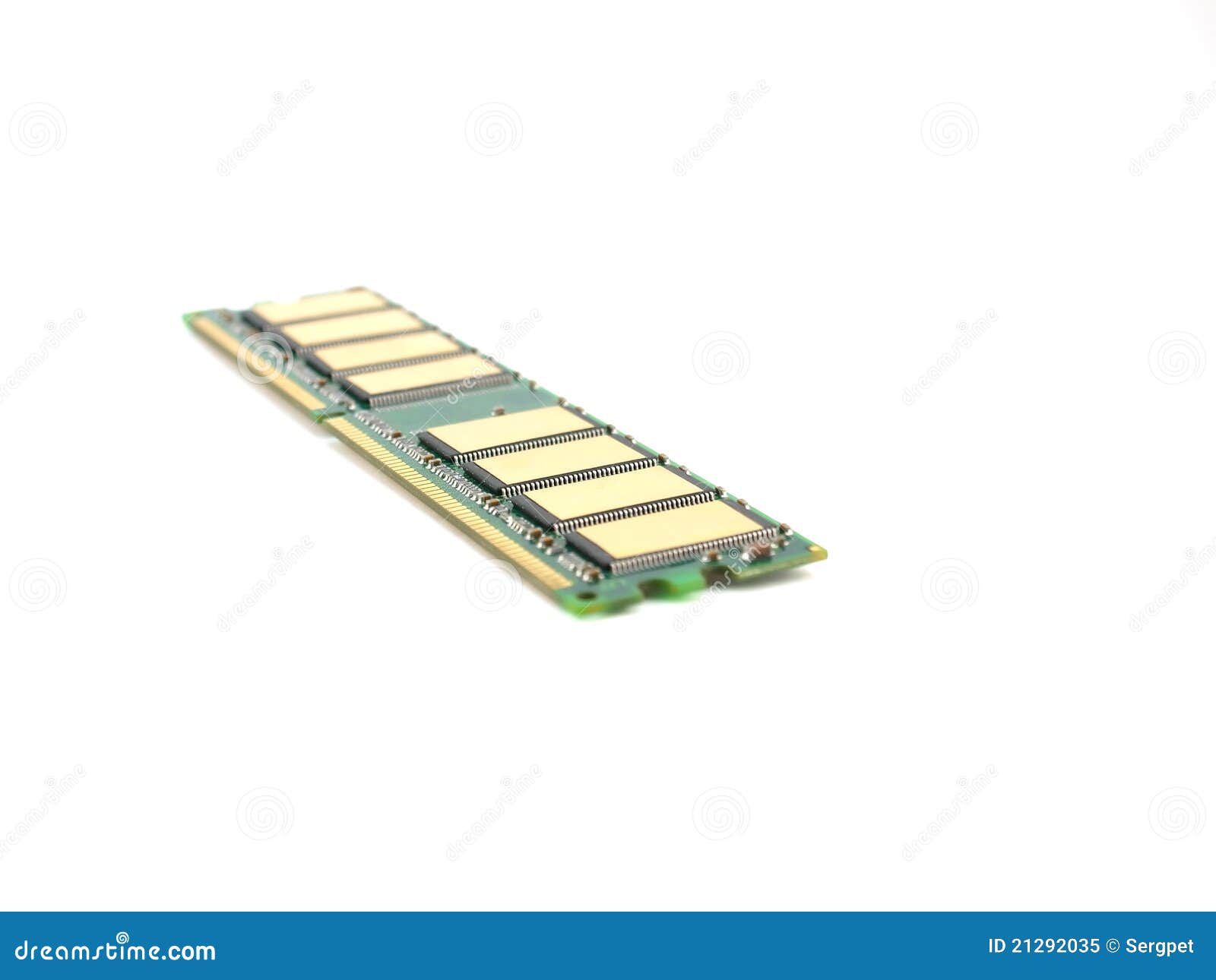 Single memory card (RAM) stock image. Image of microchip - 21292035