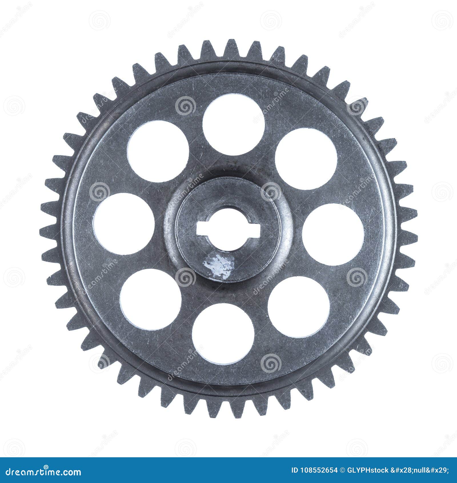 Single Metal Gear stock photo. Image of abstract, lone - 108552654